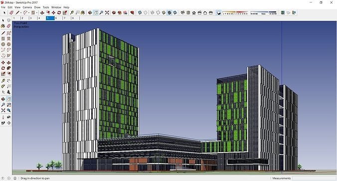 Sketchup Building 264 3D model | CGTrader