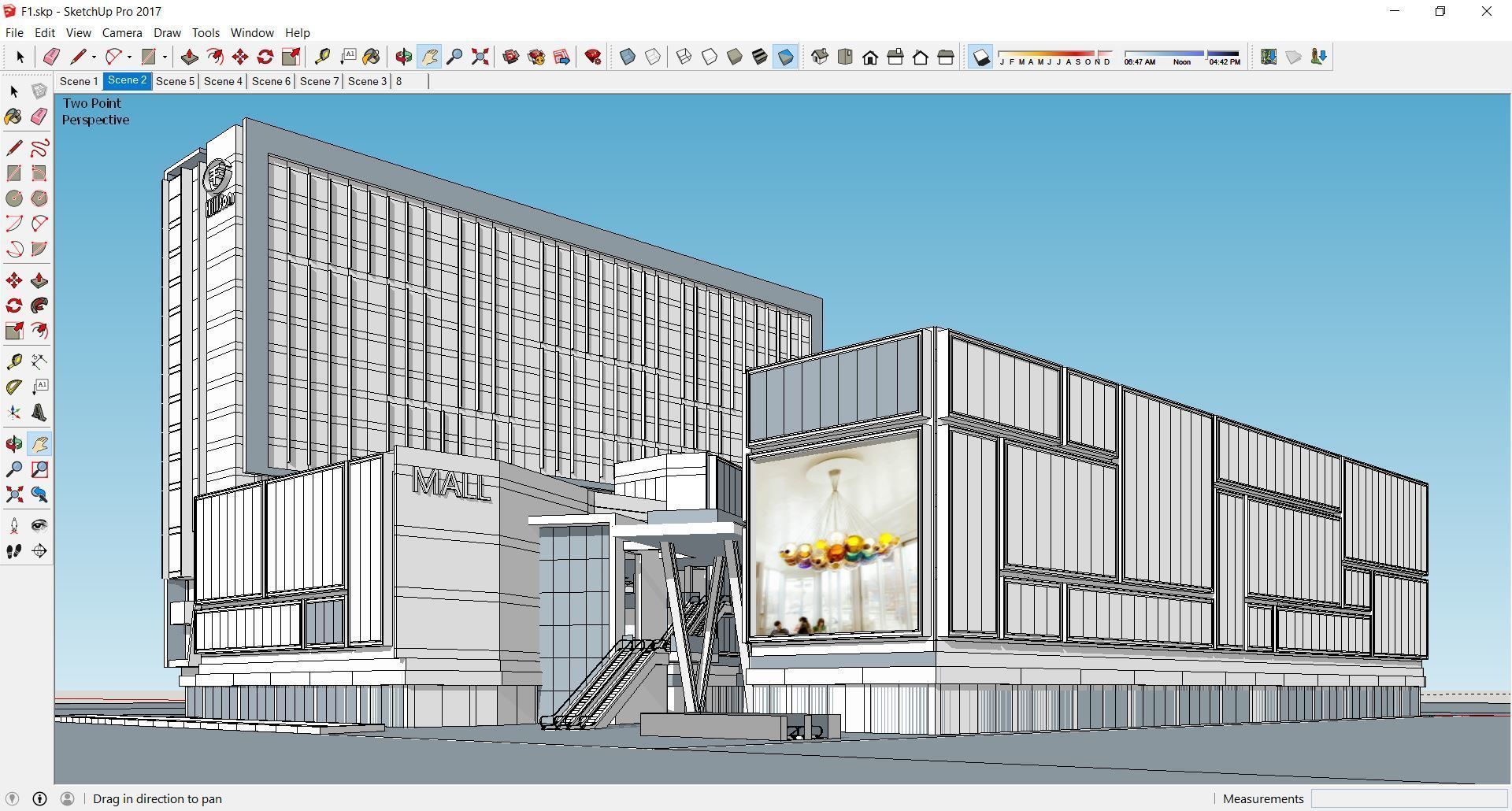 Sketchup Commercial Office Complex F1 3D model | CGTrader