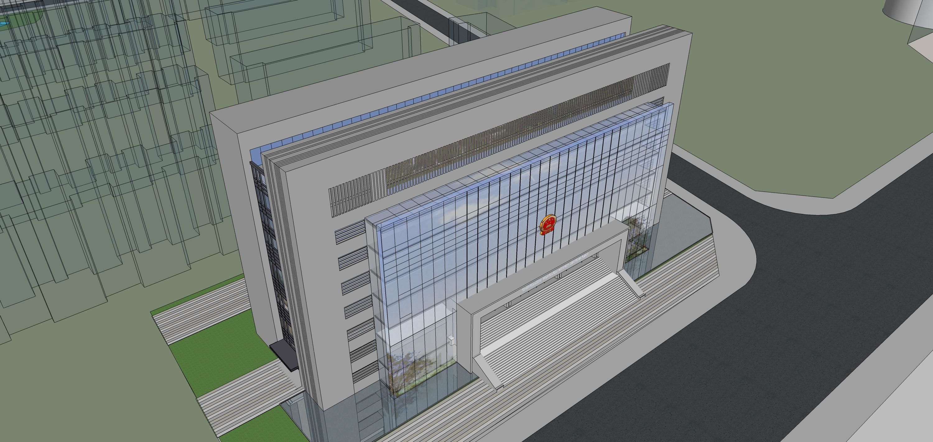 Sketchup Office Building F3 3D model | CGTrader