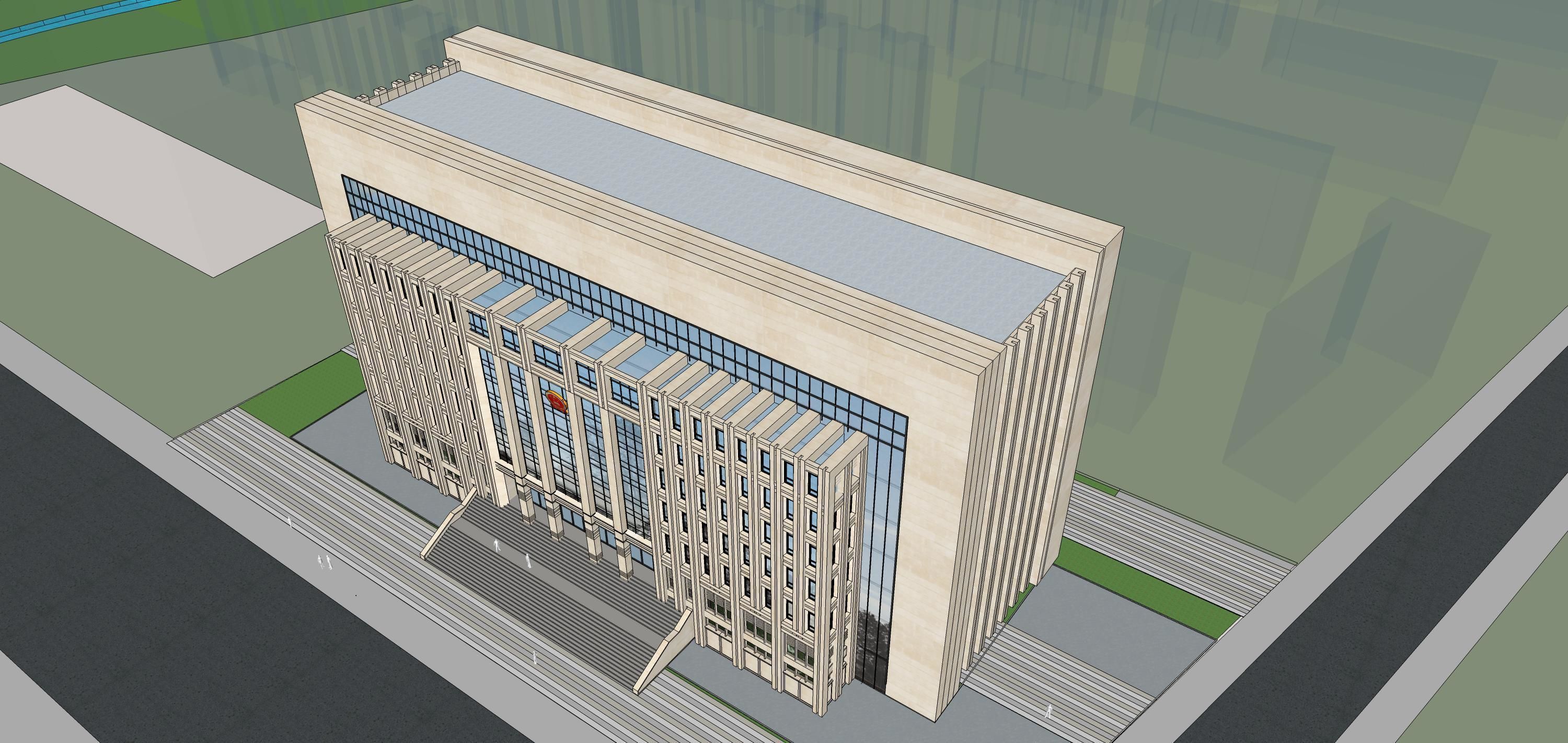 Sketchup Office Building F3 3D model | CGTrader