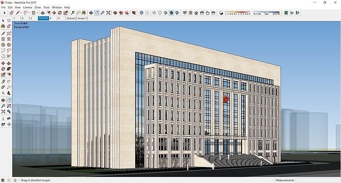 Sketchup Office Building F3 3D model | CGTrader