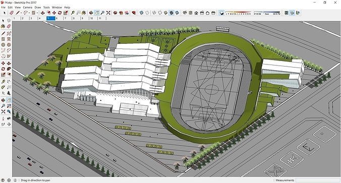 Sketchup Sport Building F4 3D model | CGTrader