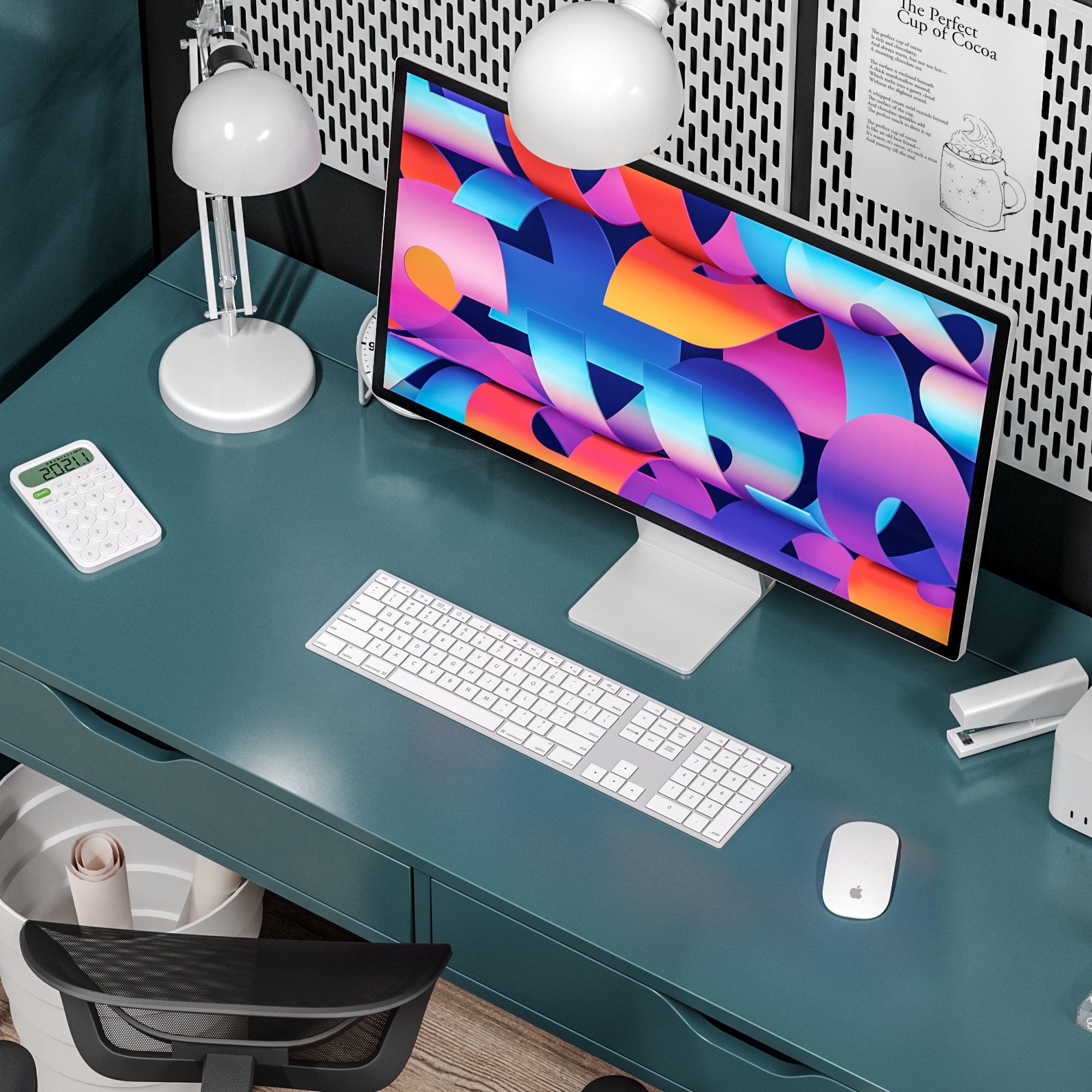 IKEA ALEX ALEX - Office workplace 1 3D model | CGTrader
