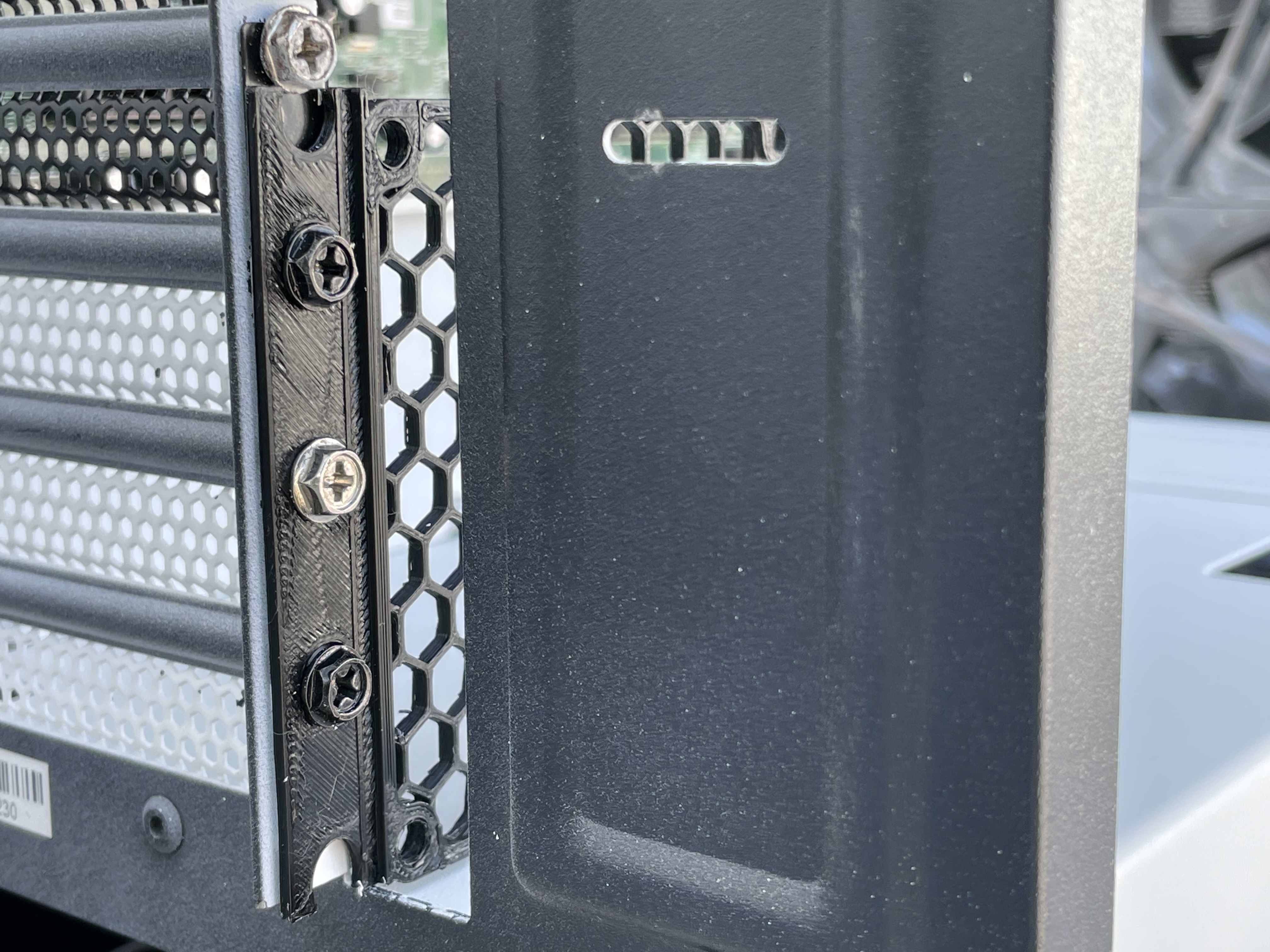 Pci Slot Cover Adapted for Vertical 80 3D model 3D printable | CGTrader