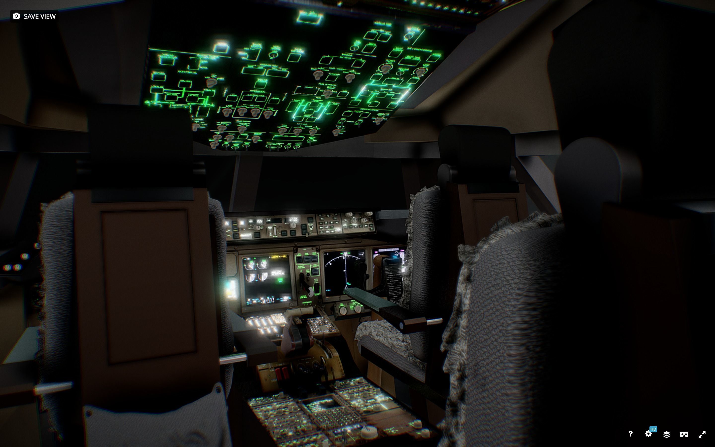 Boeing b777 Airplane Cockpit 3D model | CGTrader