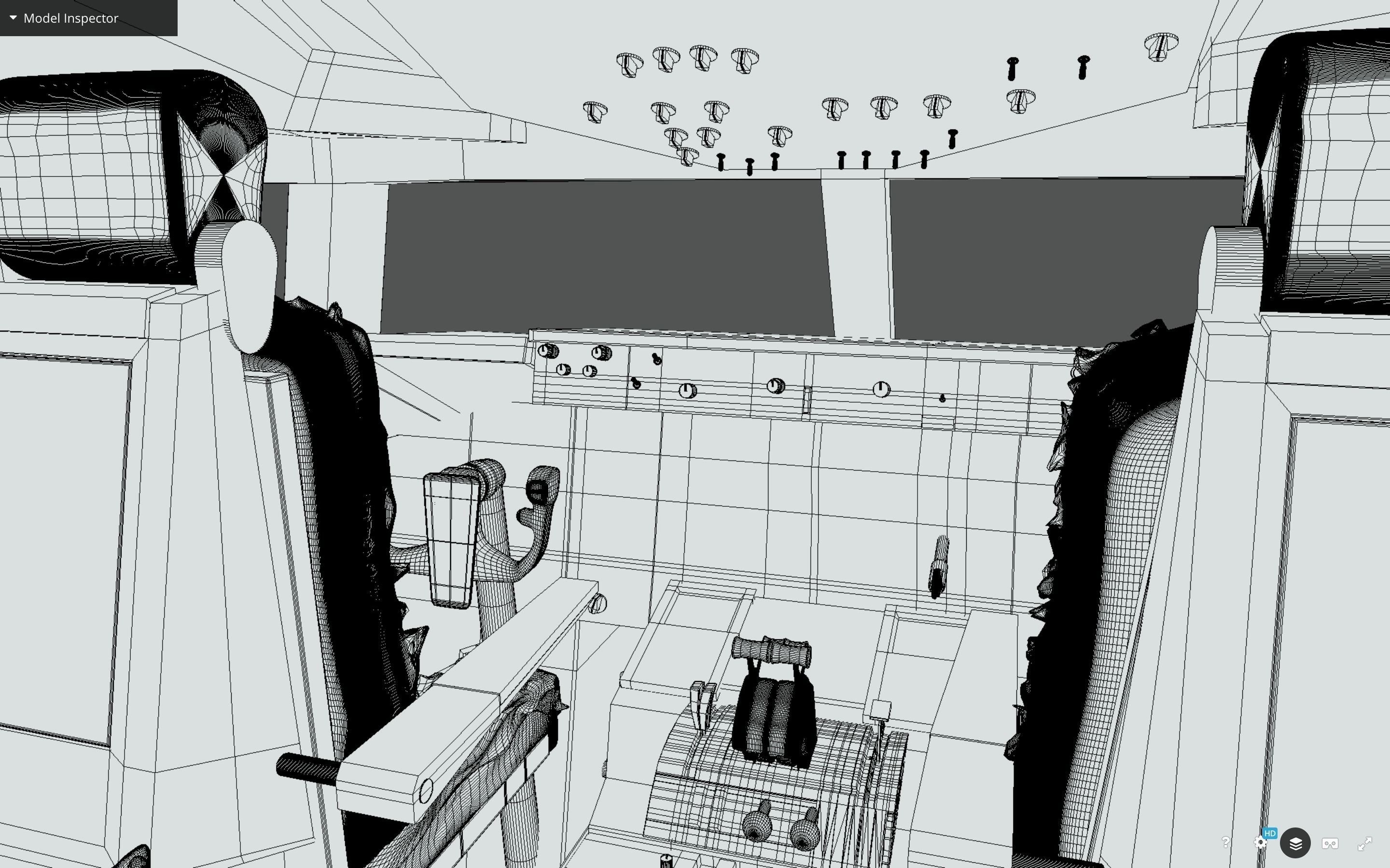 Boeing b777 Airplane Cockpit 3D model | CGTrader