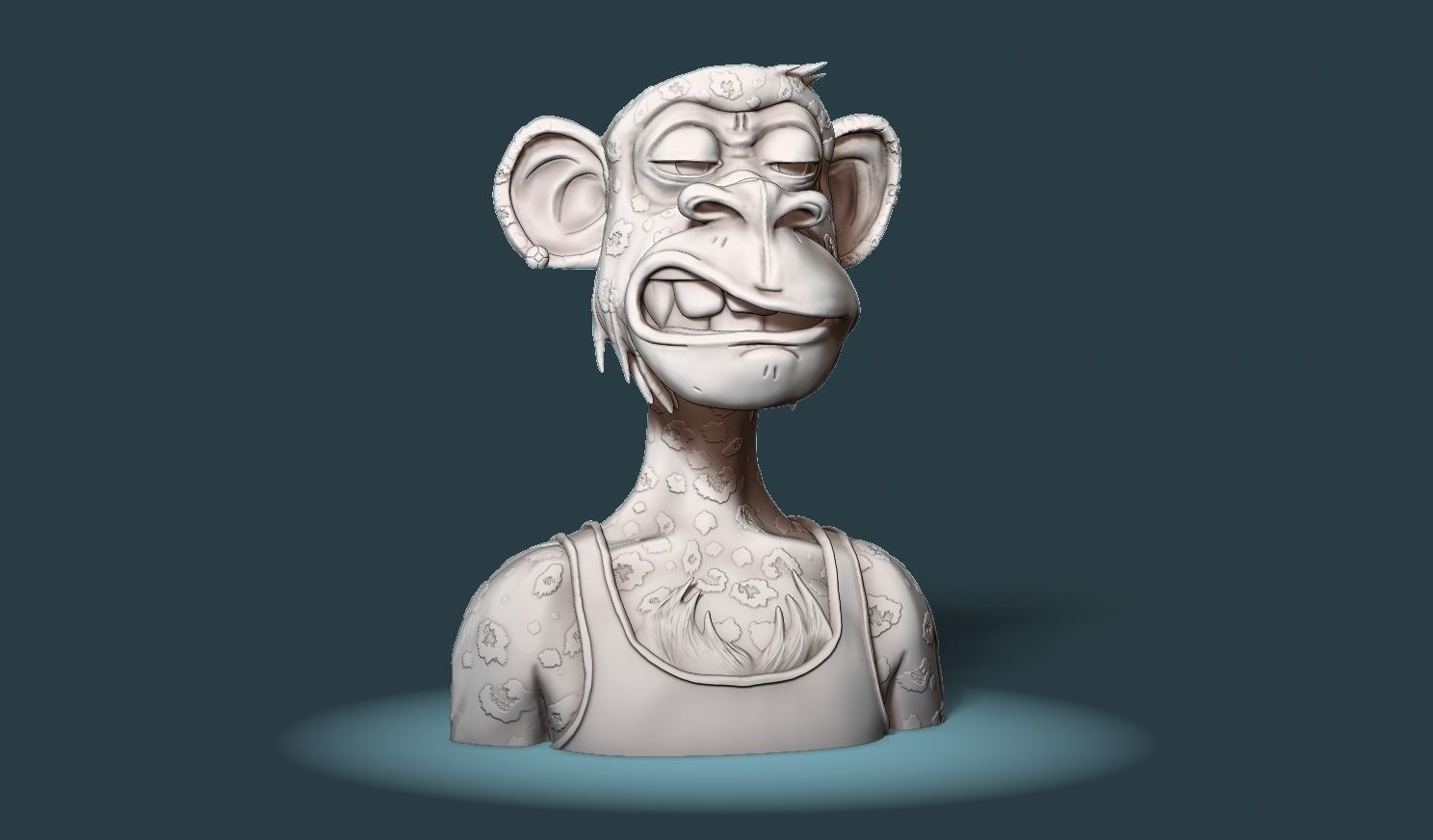 ape nft 3 3D model 3D printable | CGTrader