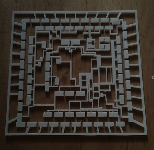 CPU model paper cut out of maze 3D model 3D printable | CGTrader