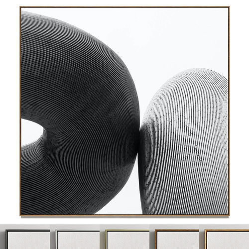 3D model Plaster two square photo frames 30 VR / AR / low-poly | CGTrader