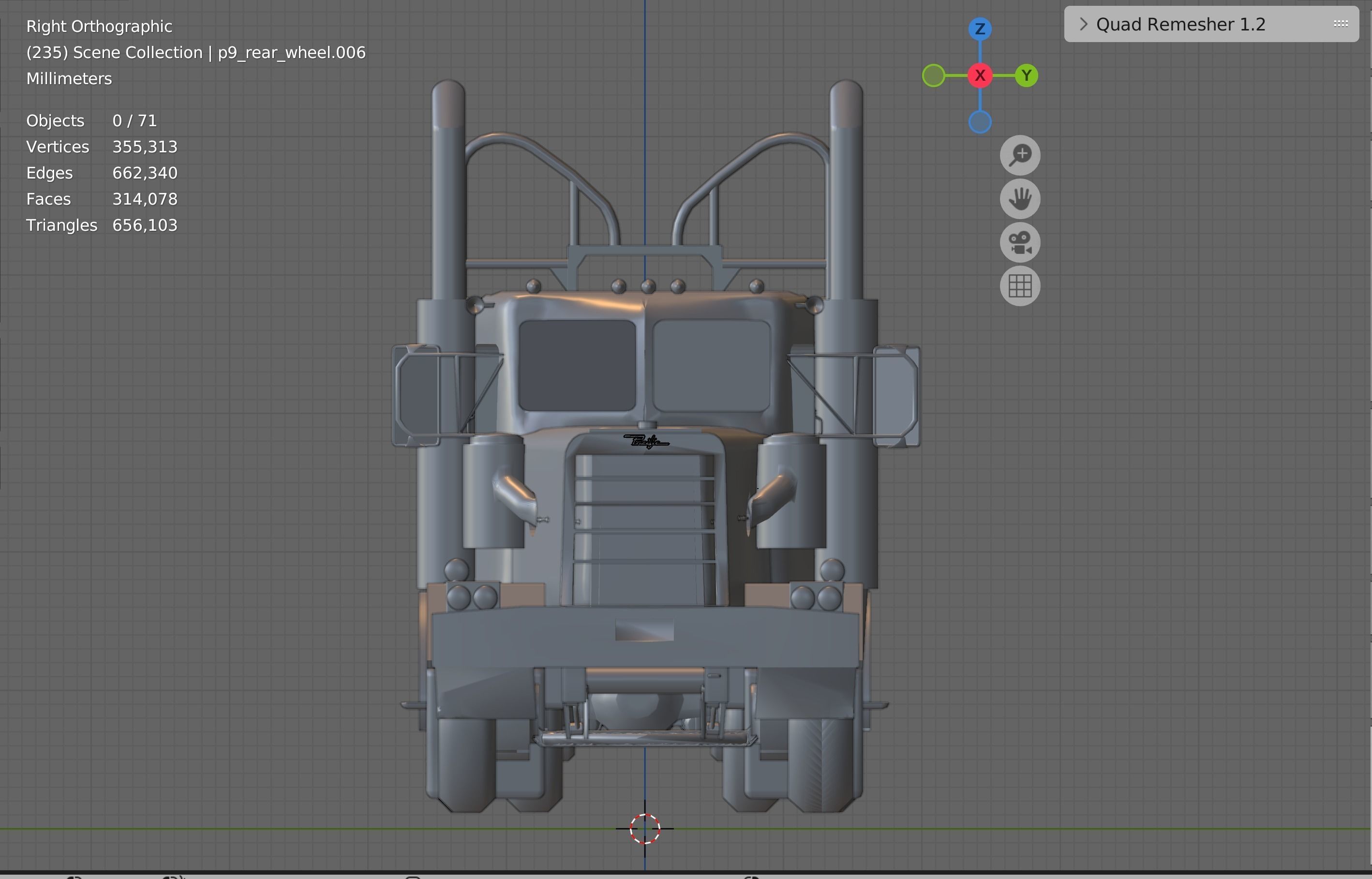 Pacific P9 6x4 3D model rigged | CGTrader