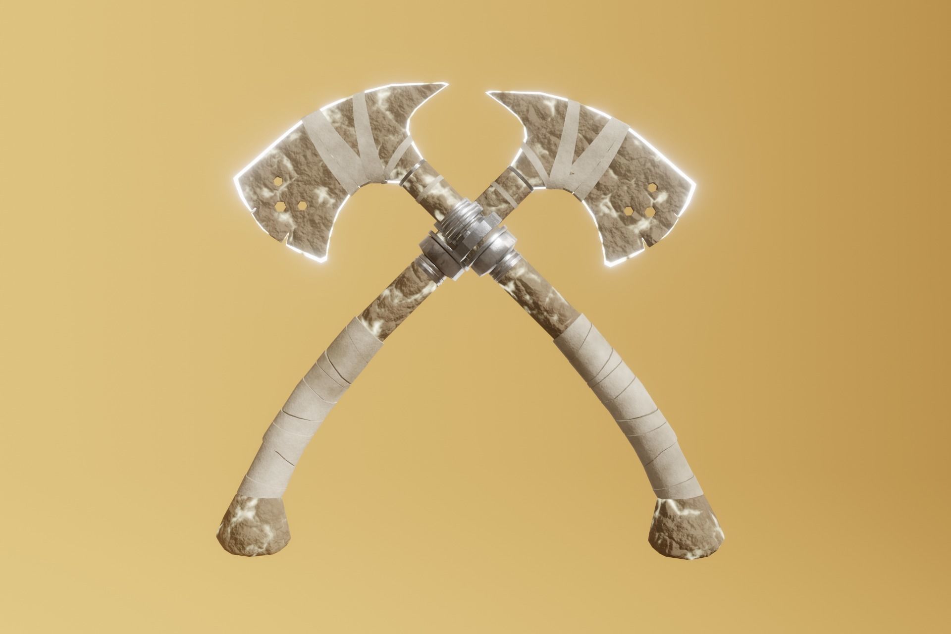 3D model Earth Axe - Elemental Axe - Model 01 VR / AR / low-poly | CGTrader