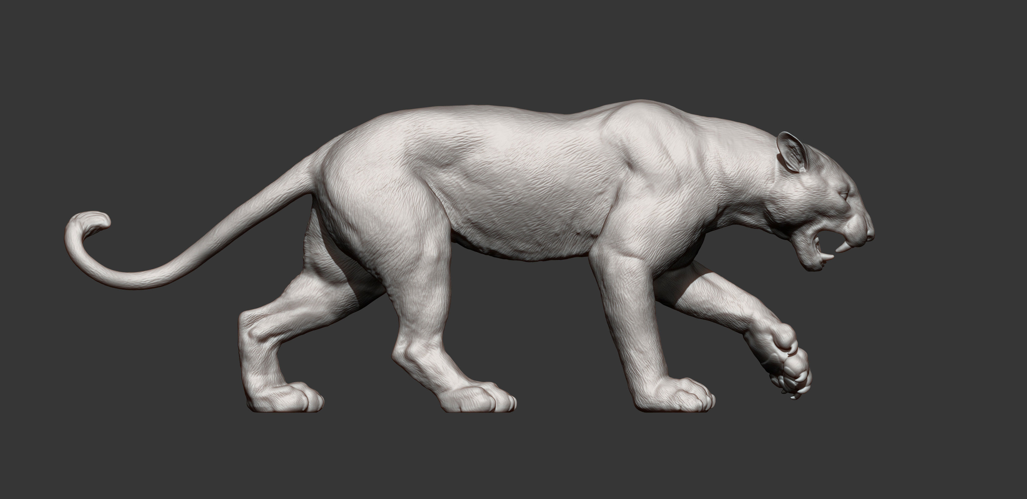 panther 3D model 3D printable | CGTrader