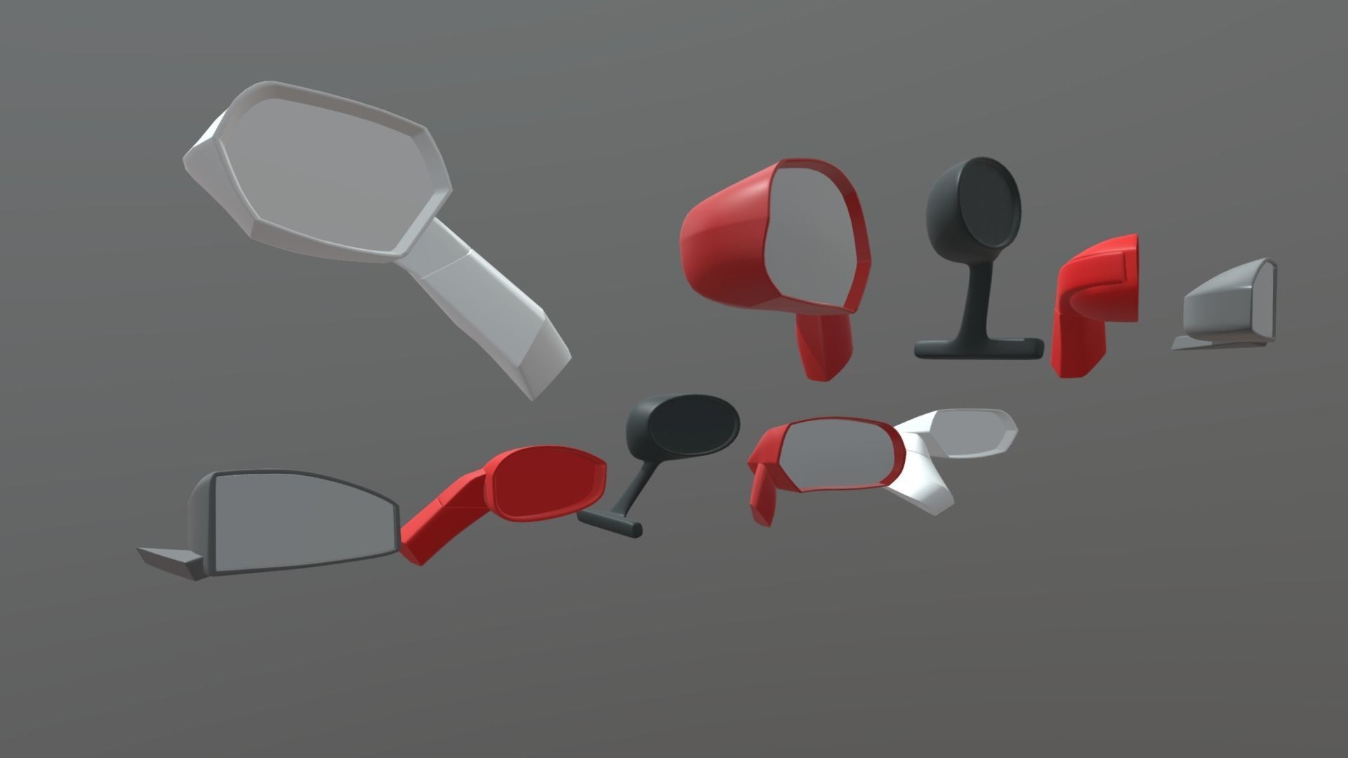 3D model Car Side View Mirrors VR / AR / low-poly | CGTrader
