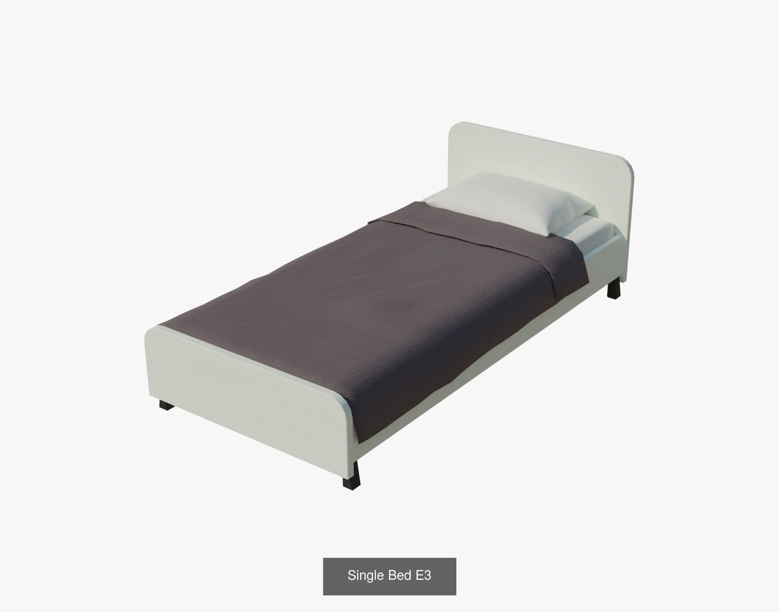 3d Model Collection Single Beds Pack Vr Ar Low Poly Cgtrader