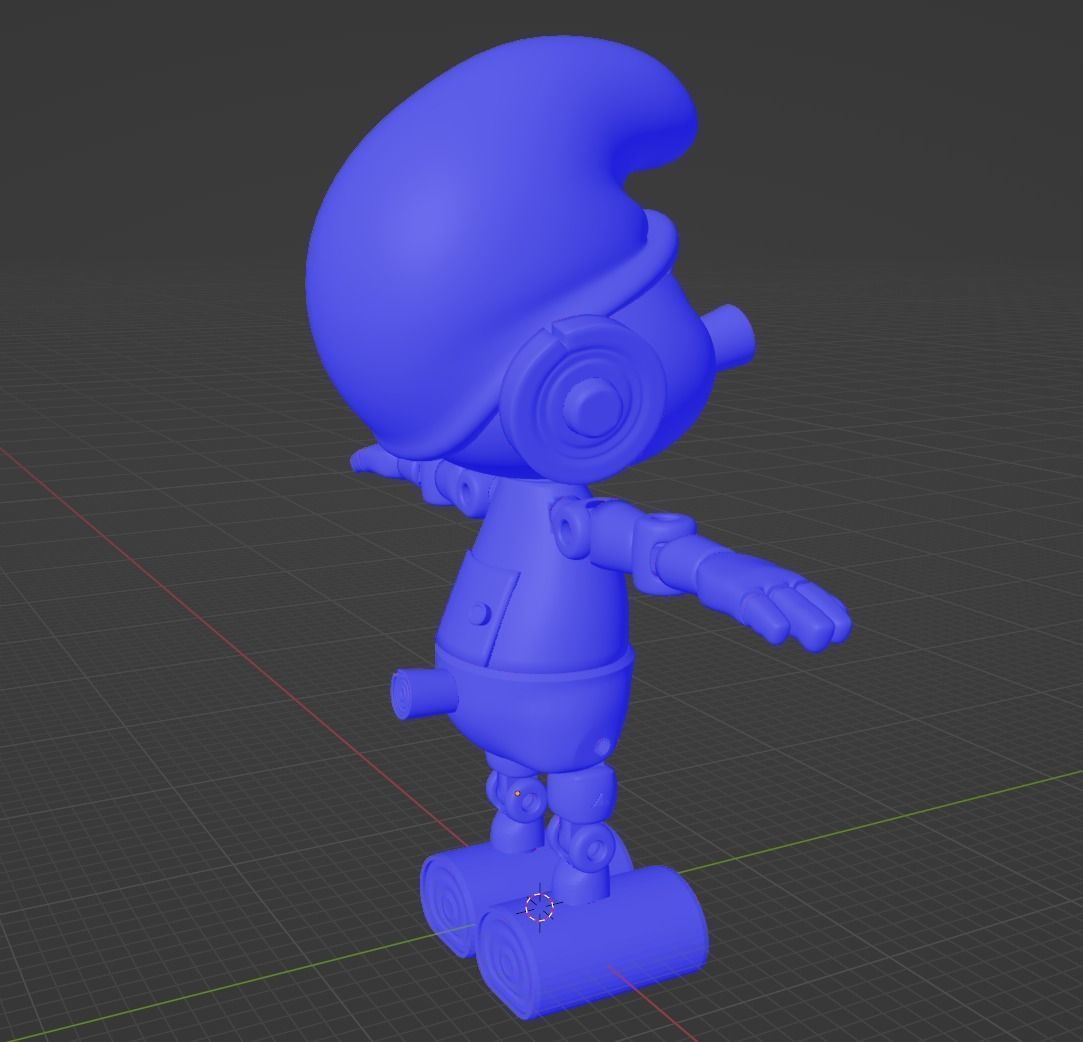 Clockwork Smurf 3D model 3D printable | CGTrader