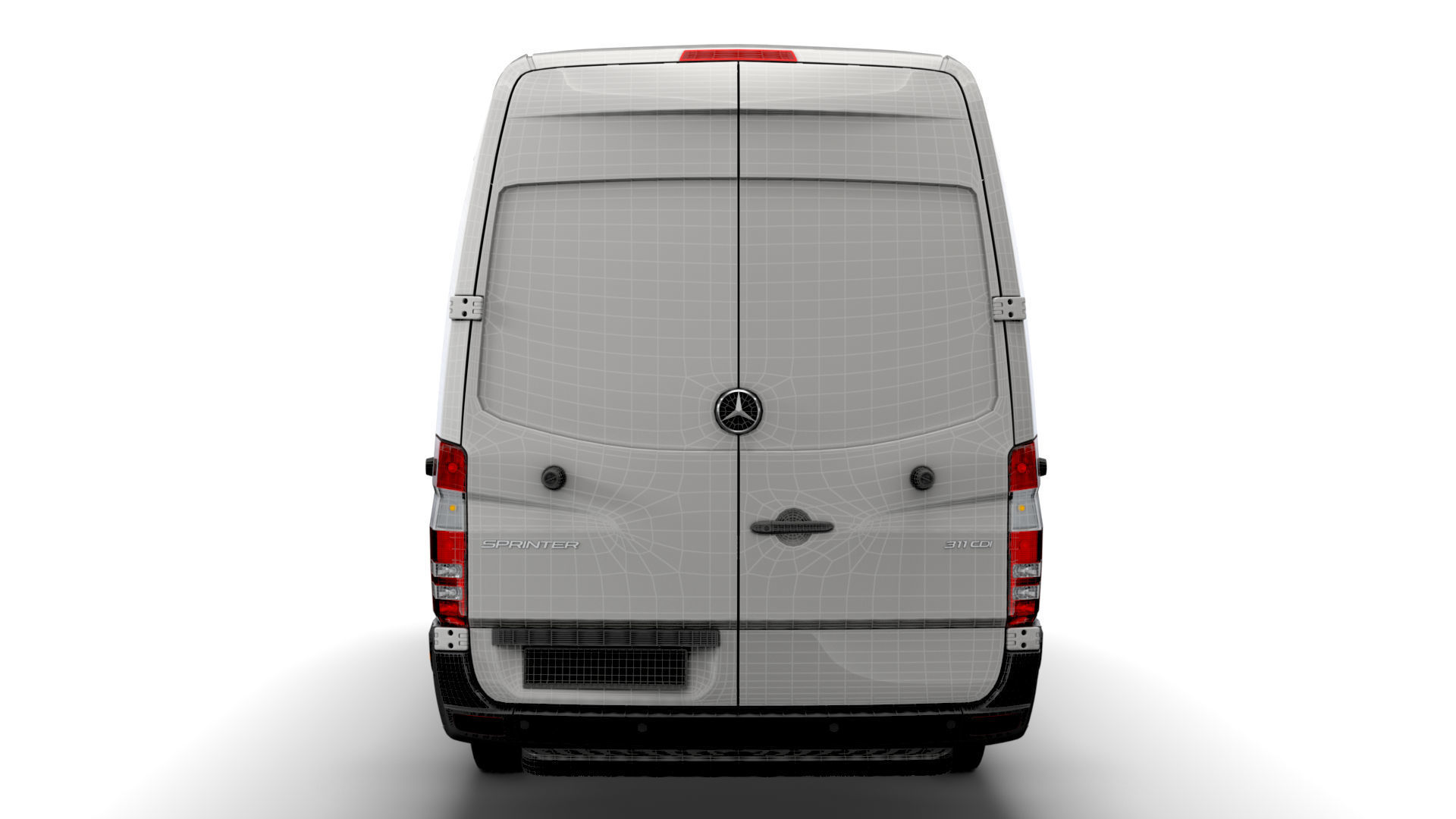 Mercedes Sprinter Cargo Van L4H2 2018 3D model | CGTrader