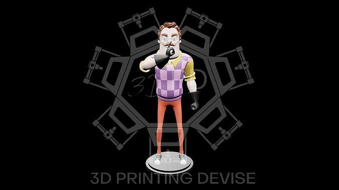 HELLO NEIGHBOR 3D model 3D printable | CGTrader