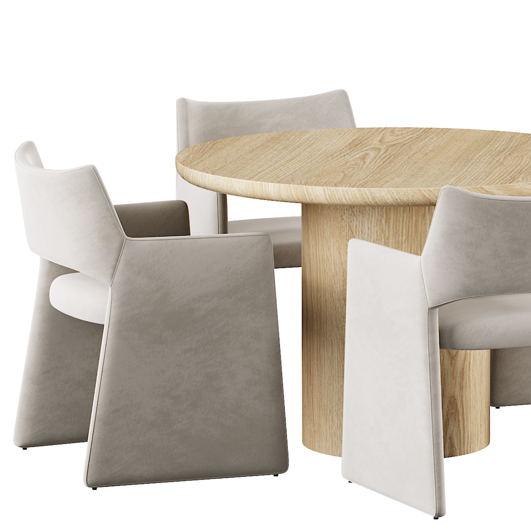 CB2 Foley Faux and Azalea Round table 3D model | CGTrader