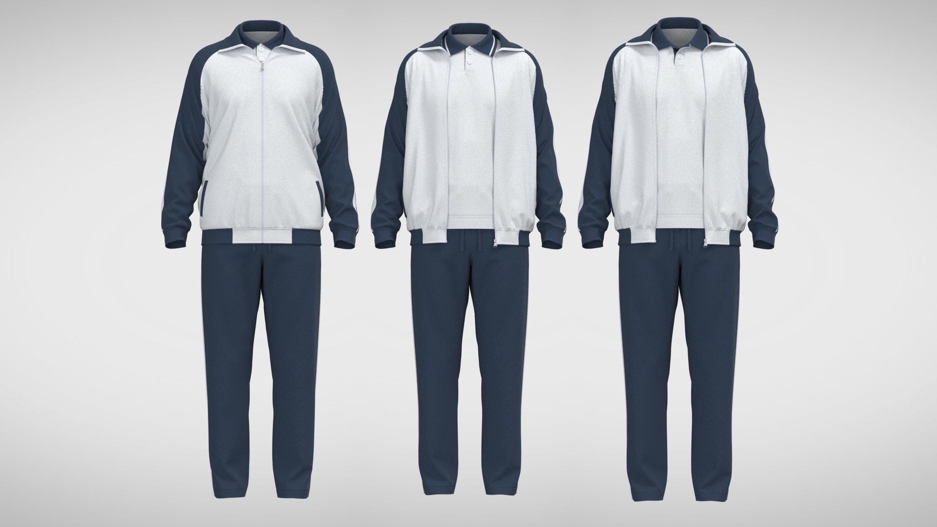 Tracksuit track suit 3D model | CGTrader