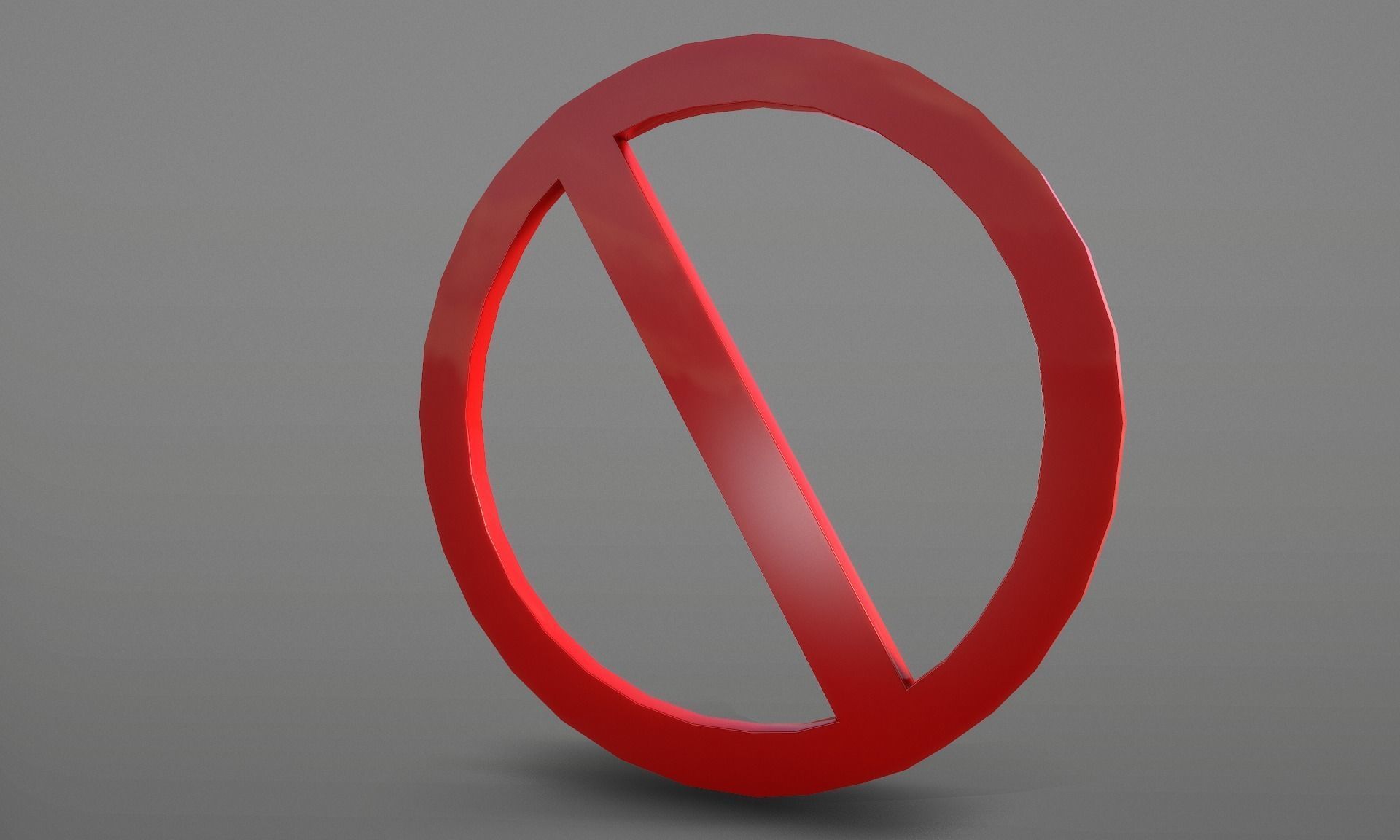 3D model No Symbol Icon VR / AR / low-poly | CGTrader