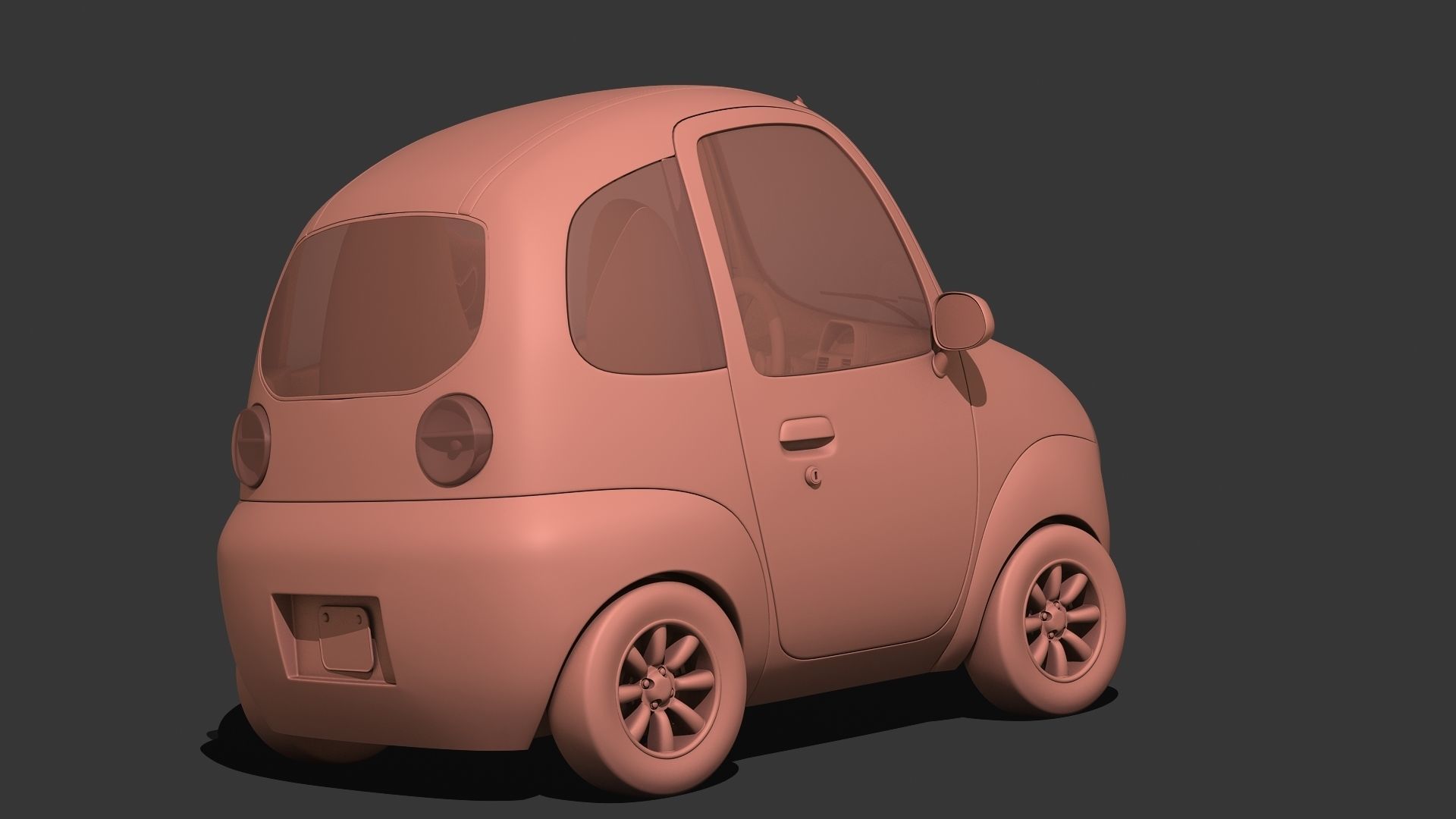 Cartoon Car 3D model | CGTrader