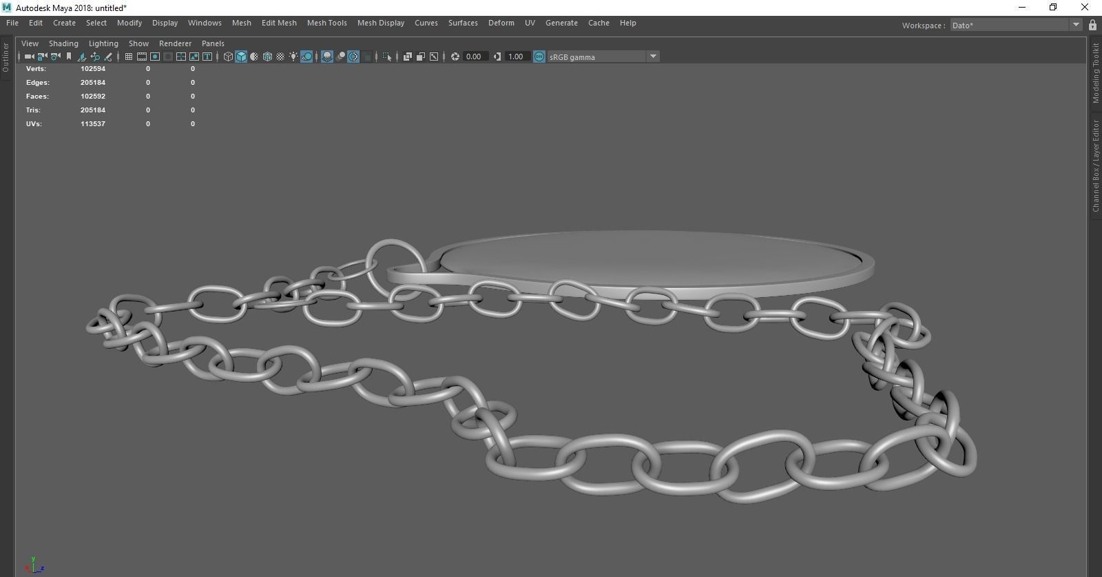 The golden monocle 3D model | CGTrader