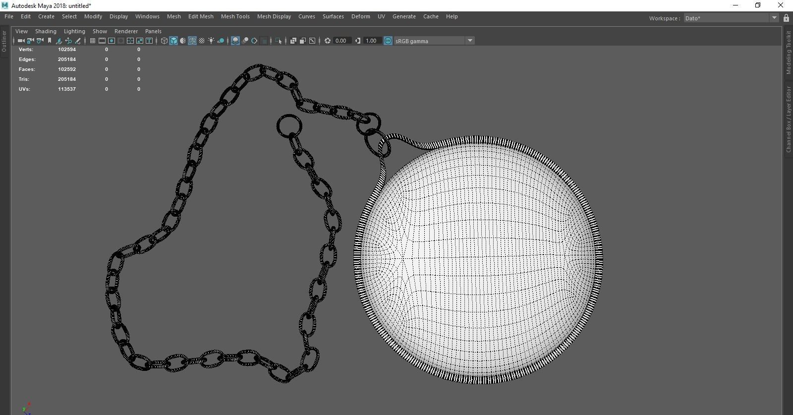 The golden monocle 3D model | CGTrader