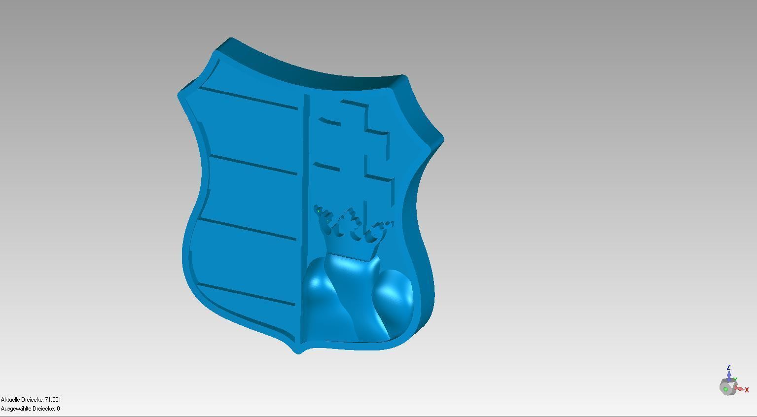 Magyar Kossuth-cimer - Hungarian coat of arms 3D model | CGTrader