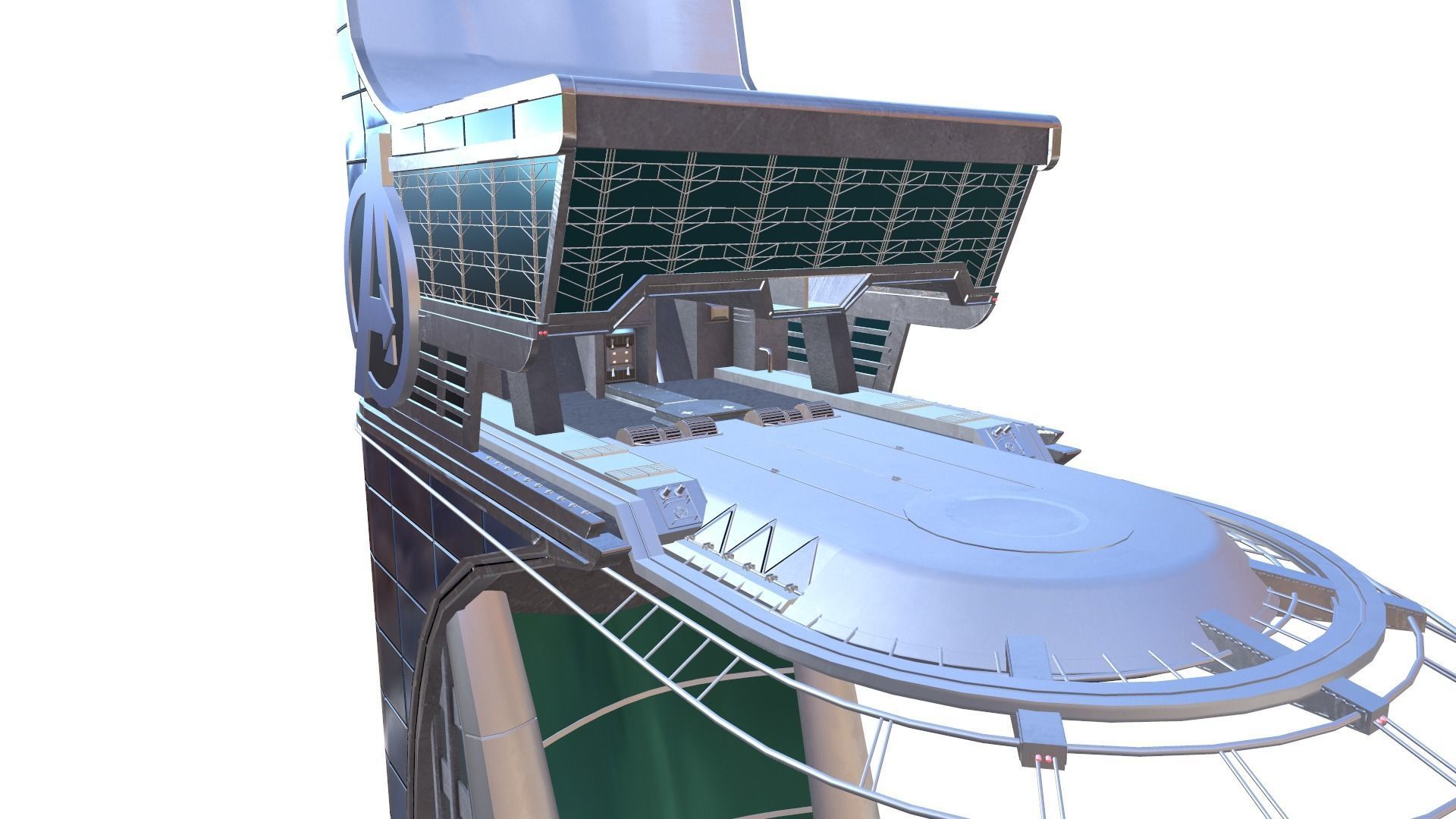 3D model Avengers Tower VR / AR / low-poly | CGTrader