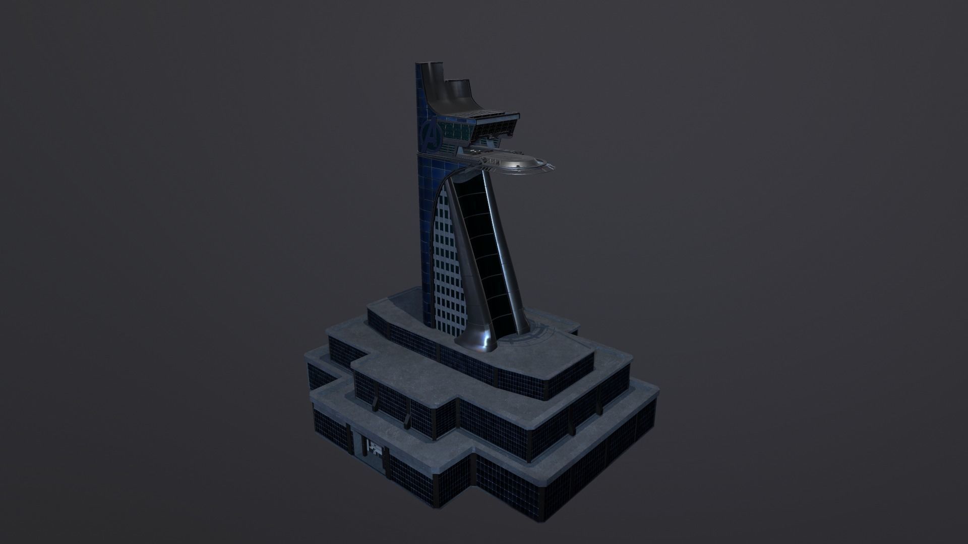 3D model Avengers Tower VR / AR / low-poly | CGTrader