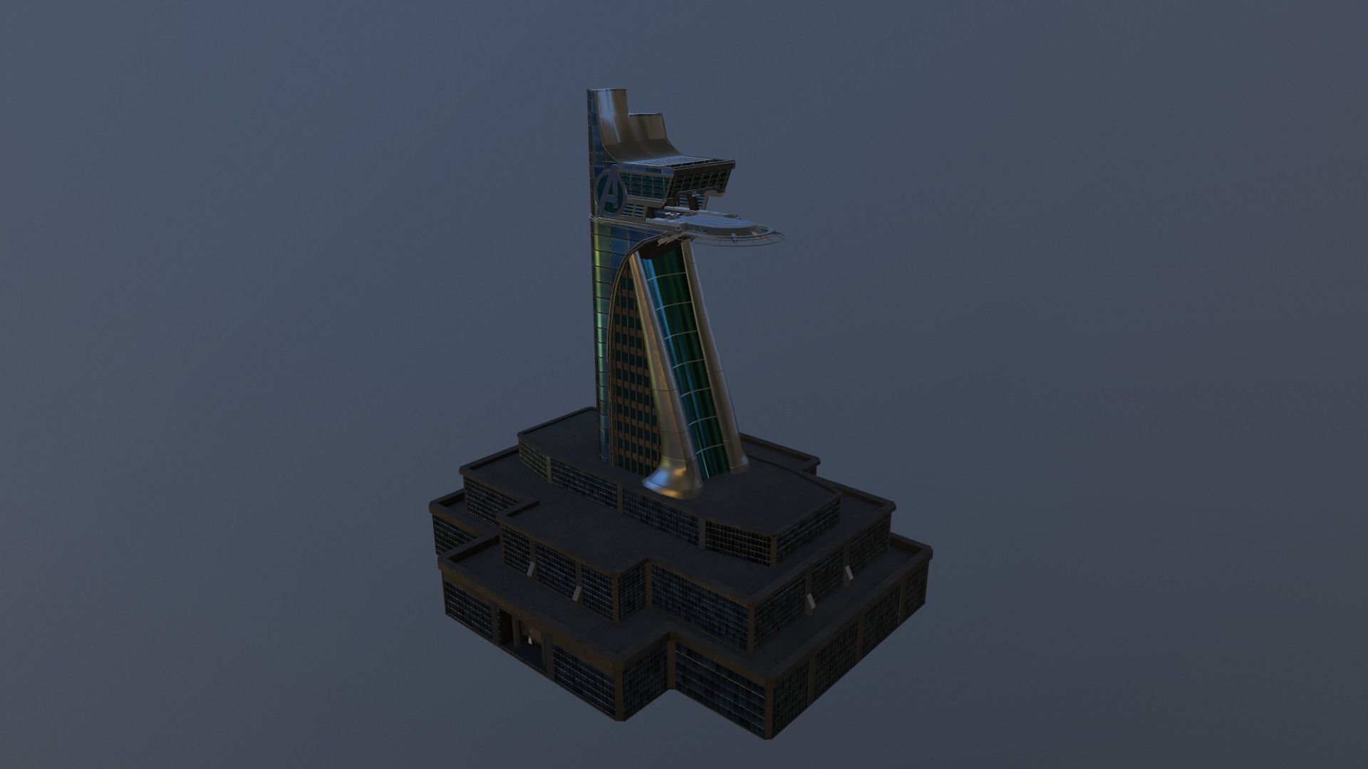 3D model Avengers Tower VR / AR / low-poly | CGTrader