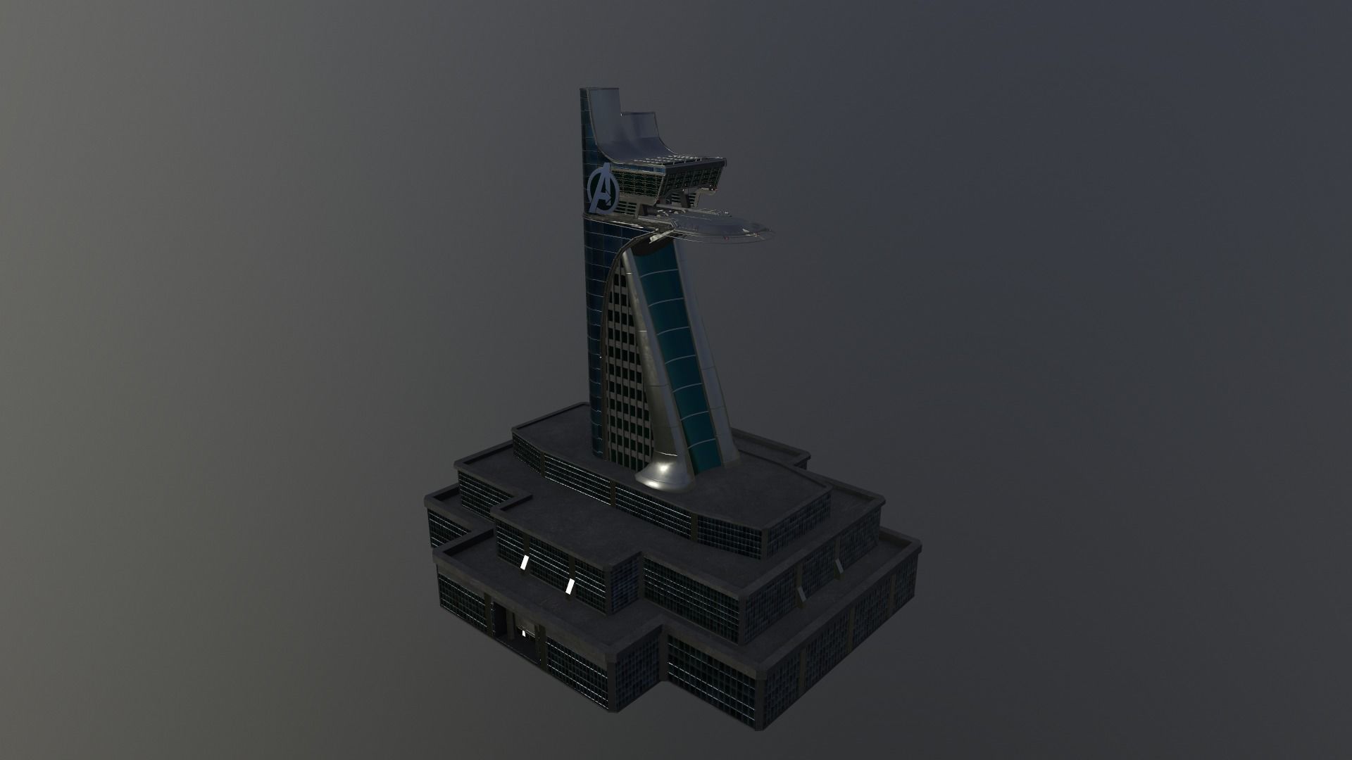 3D model Avengers Tower VR / AR / low-poly | CGTrader