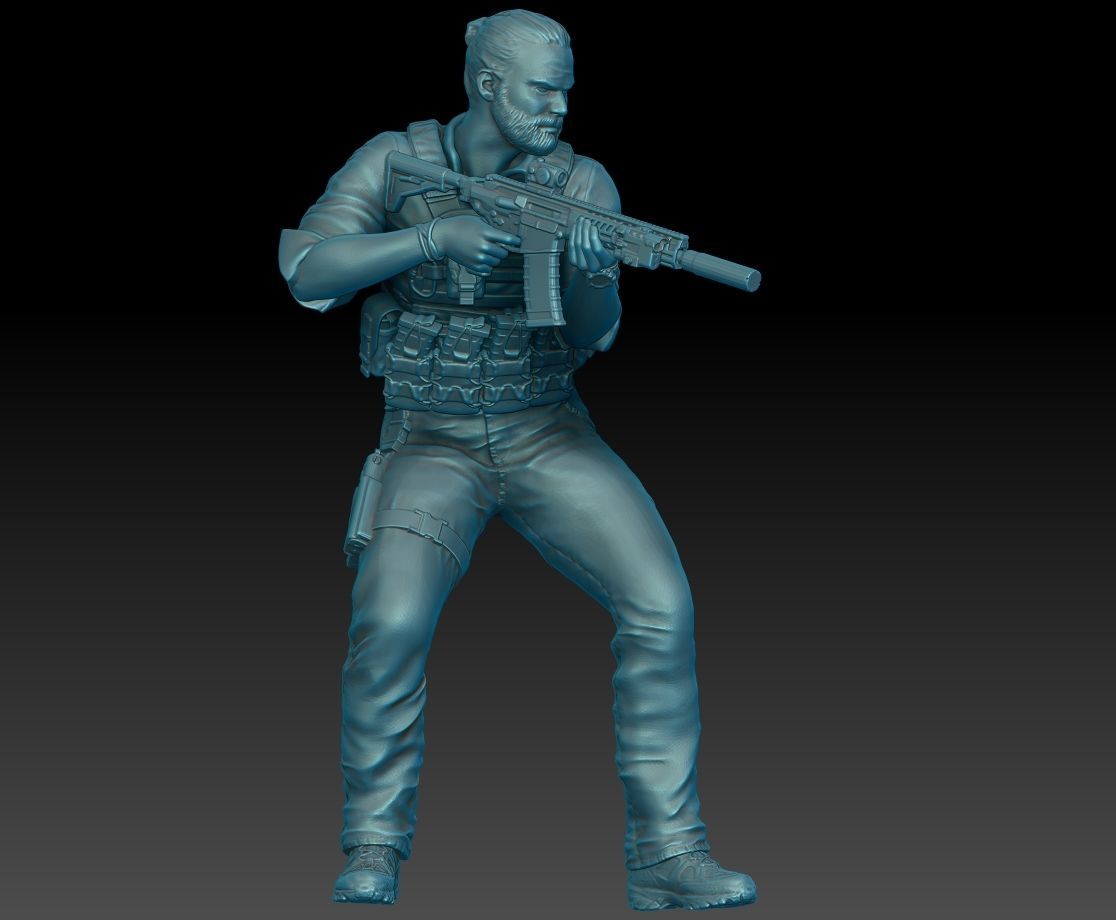 BLACK OPS SOLDIER 3D model 3D printable | CGTrader