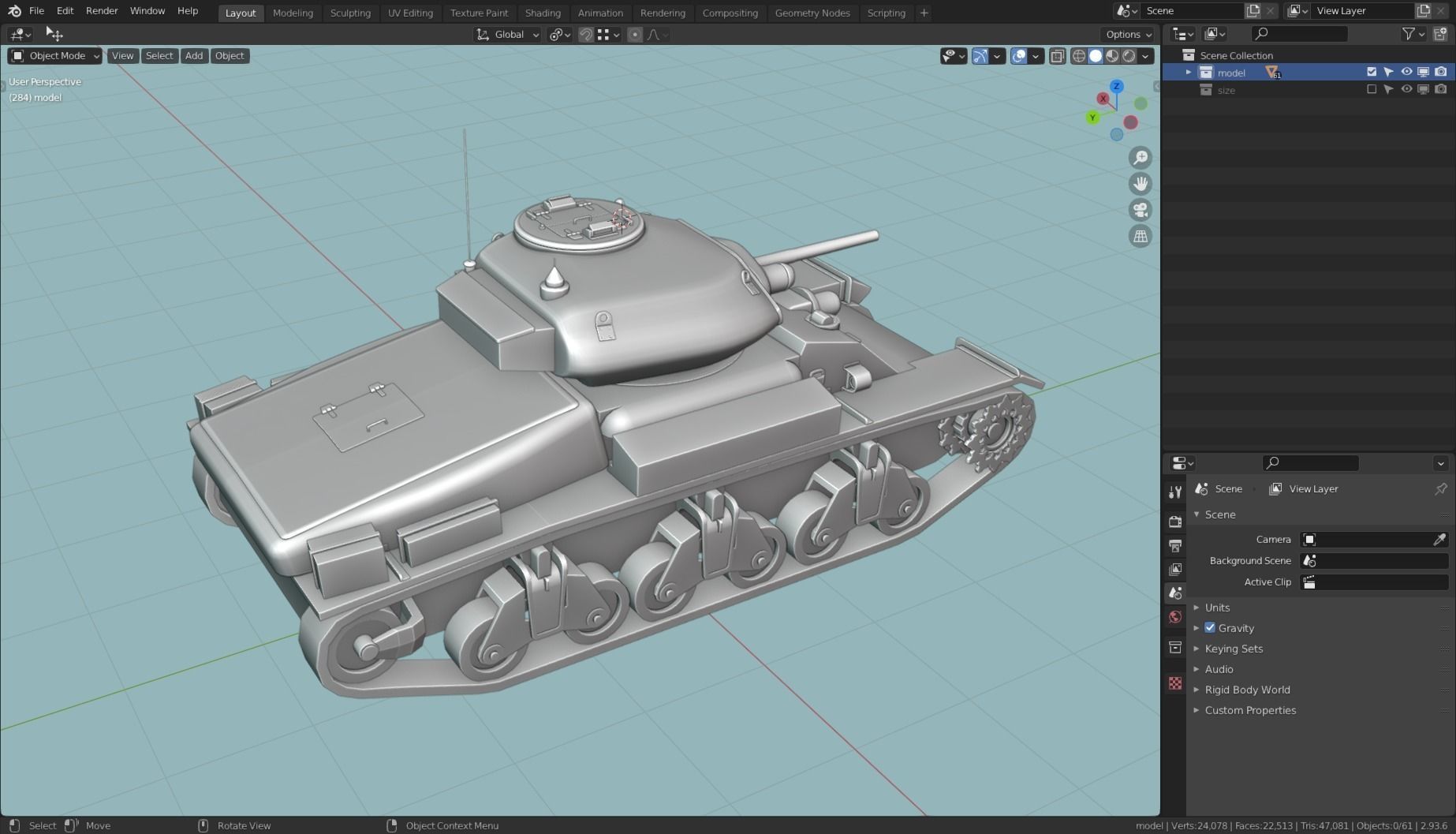 3D model AC1 SENTINEL TANK BASE MESH VR / AR / low-poly | CGTrader