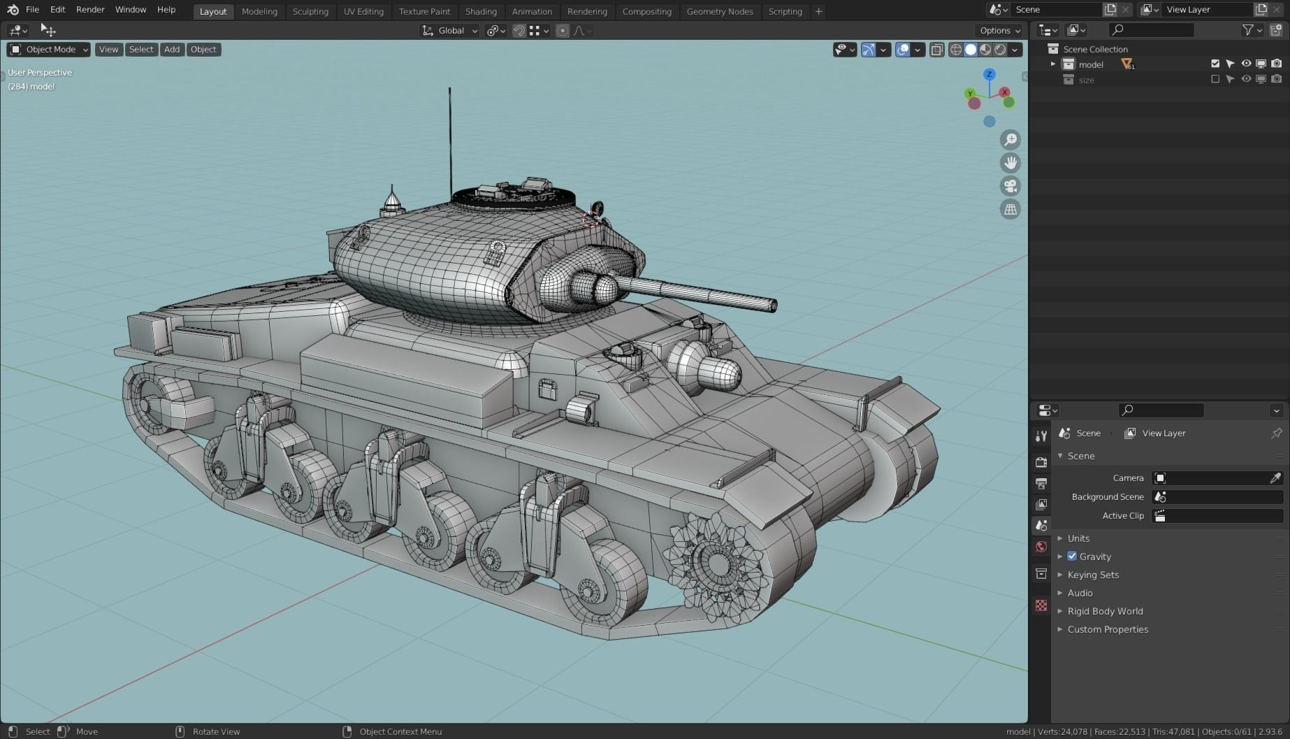 3D model AC1 SENTINEL TANK BASE MESH VR / AR / low-poly | CGTrader
