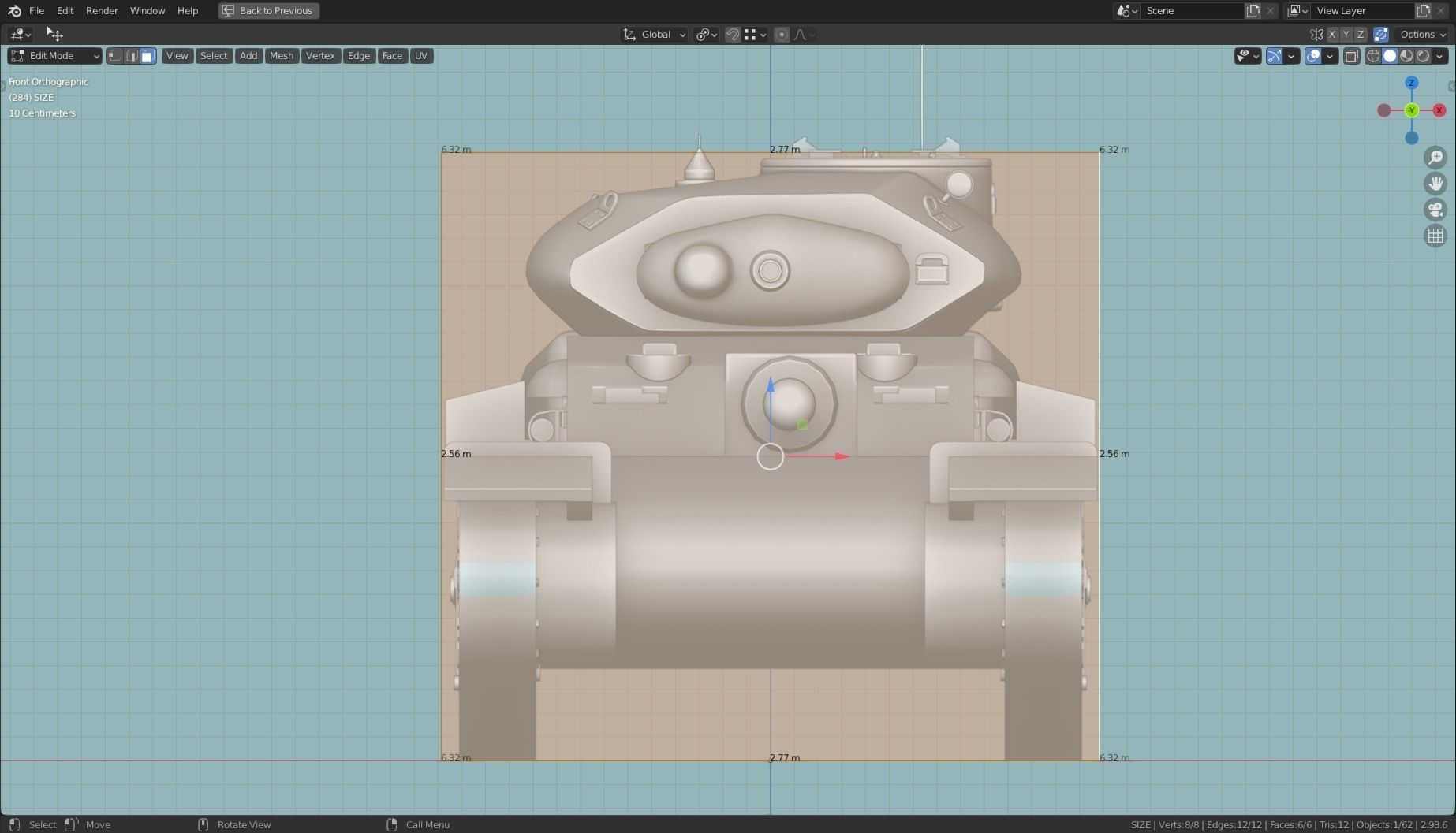 3D model AC1 SENTINEL TANK BASE MESH VR / AR / low-poly | CGTrader