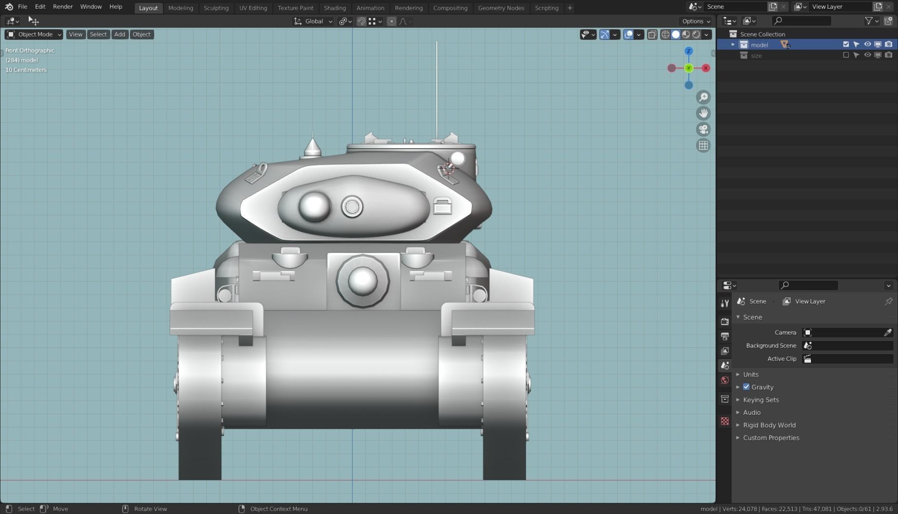 3D model AC1 SENTINEL TANK BASE MESH VR / AR / low-poly | CGTrader
