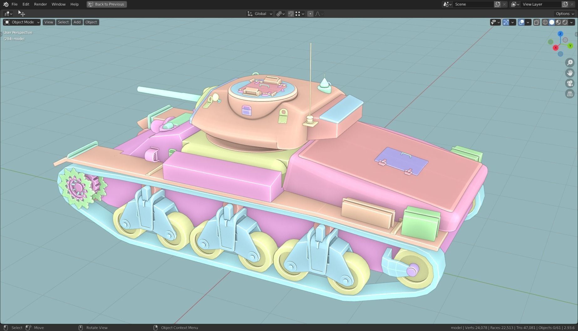 3D model AC1 SENTINEL TANK BASE MESH VR / AR / low-poly | CGTrader