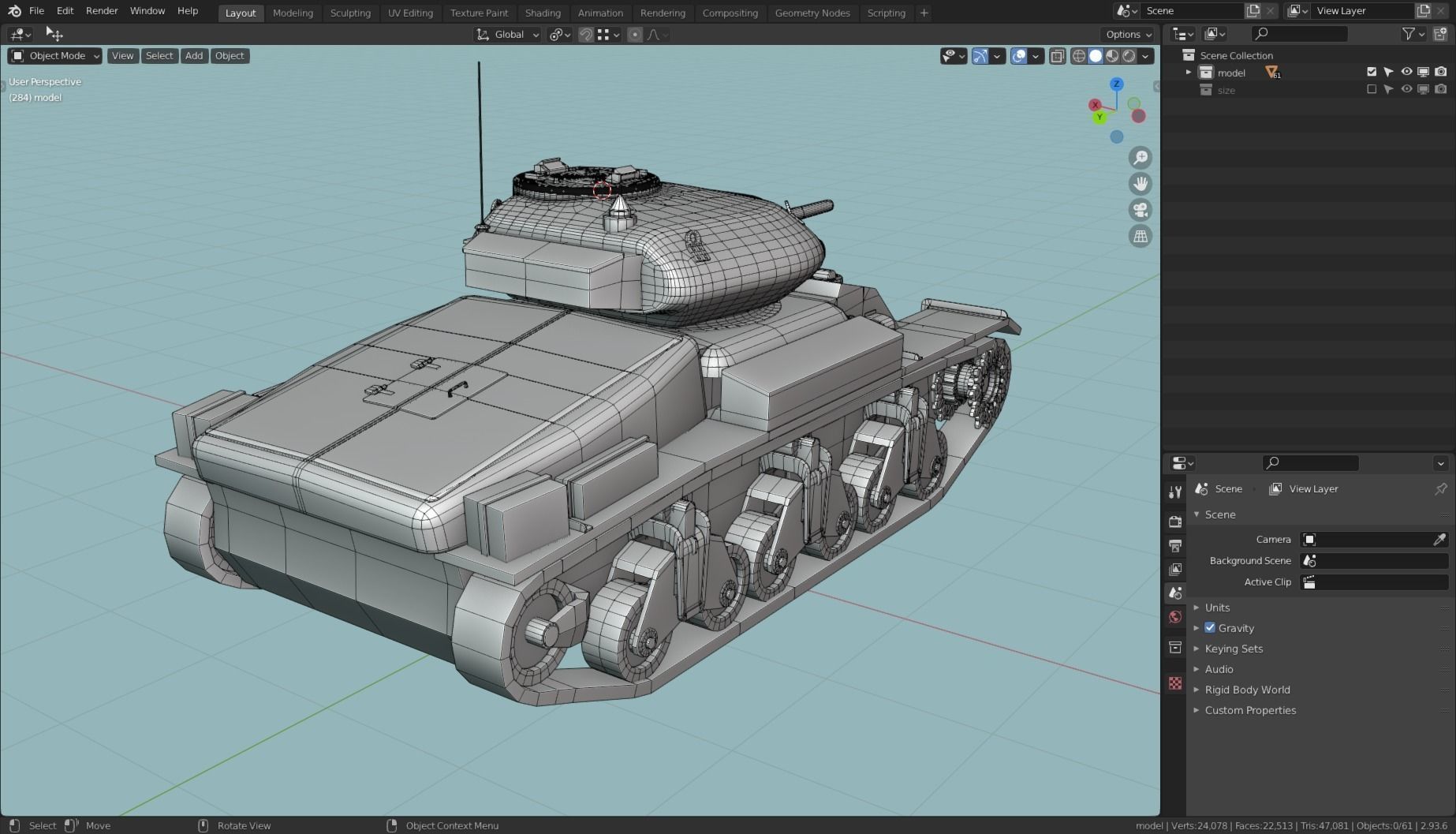 3D model AC1 SENTINEL TANK BASE MESH VR / AR / low-poly | CGTrader