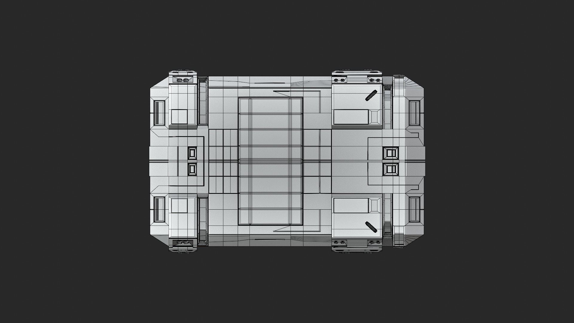 metal silver sci fi cargo box free VR / AR / low-poly 3D model | CGTrader