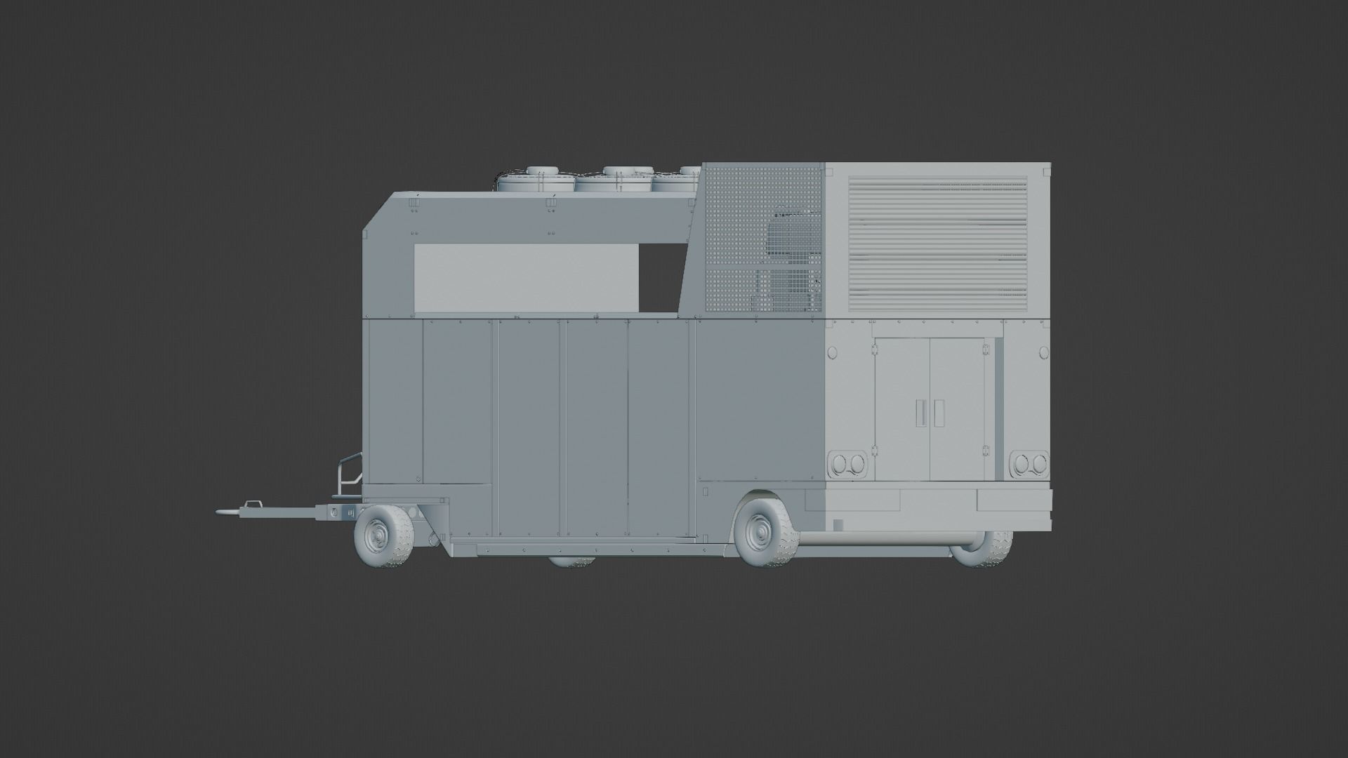 3D model Aircraft Air Conditioning Unit - TLD GF30 VR / AR / low-poly ...