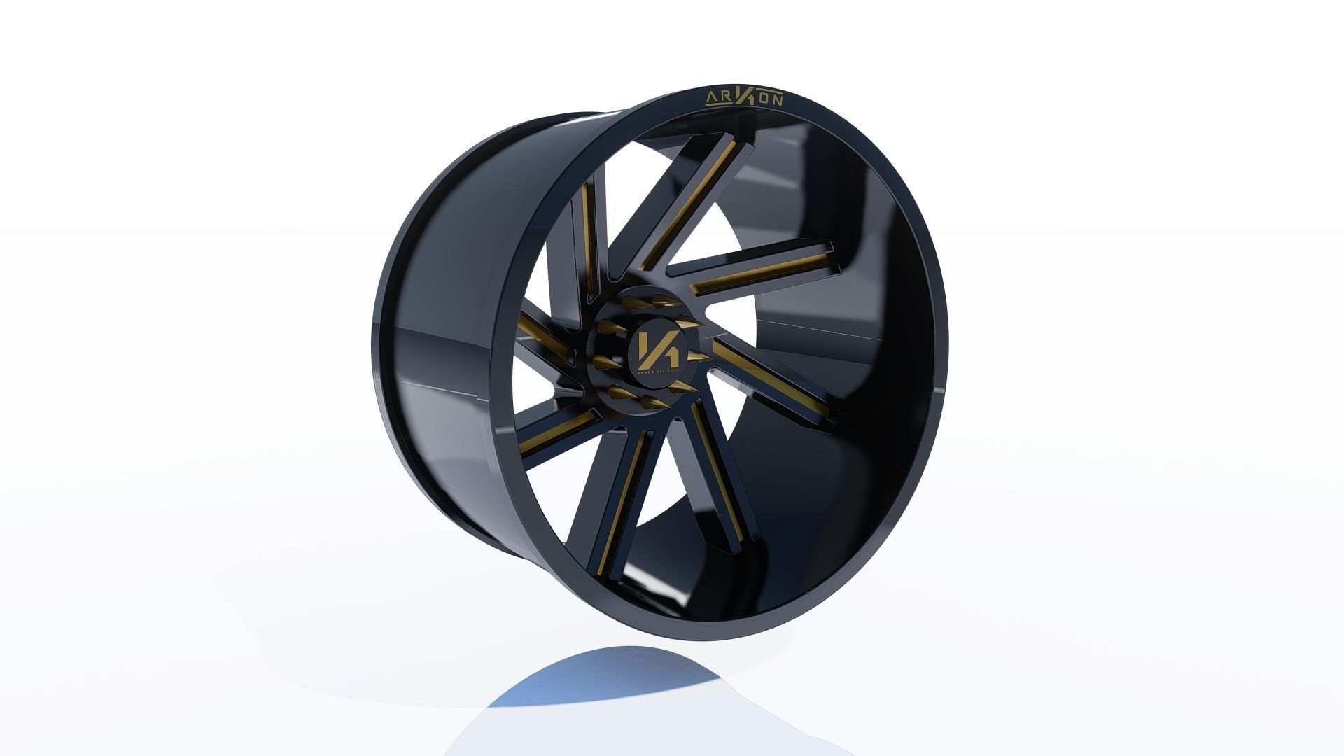 Arkon DaVinci Off-Road Rim 3D model | CGTrader