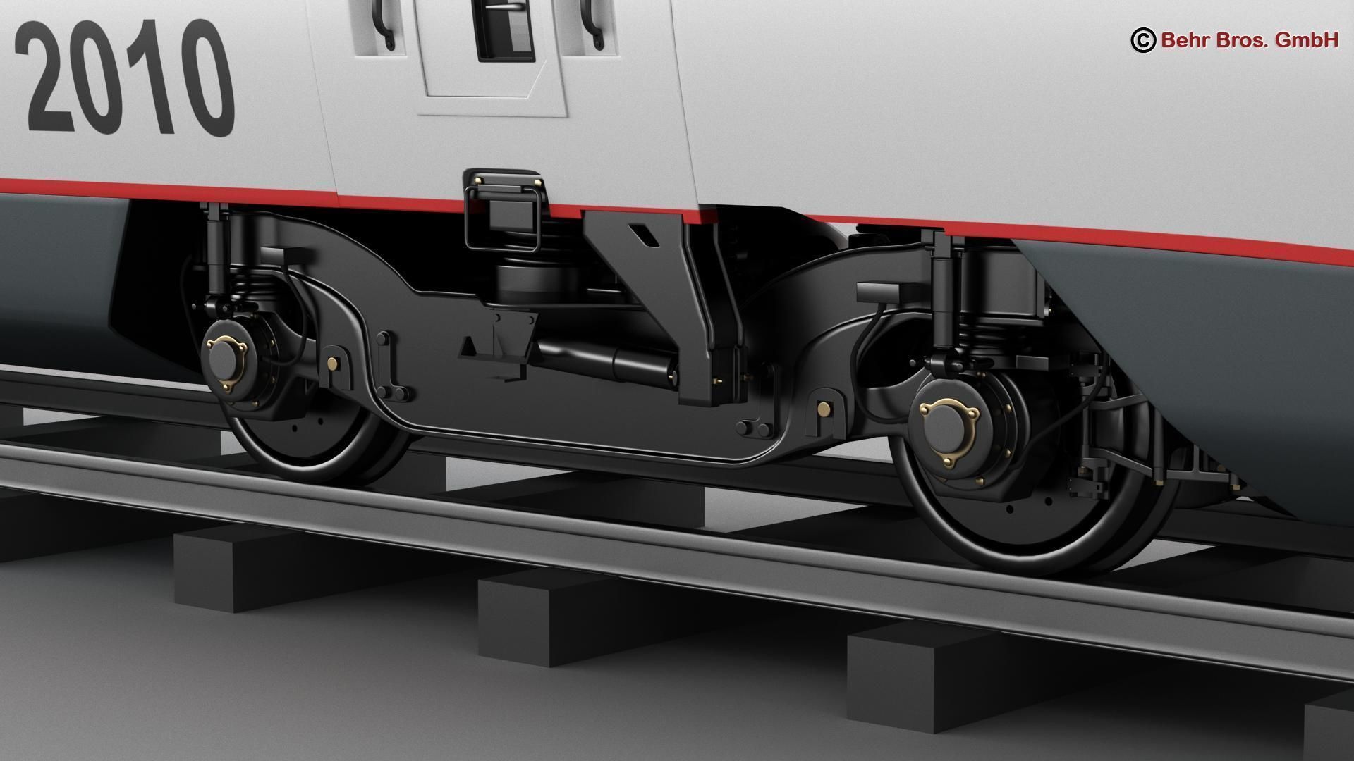 Acela Express 3D model animated rigged | CGTrader