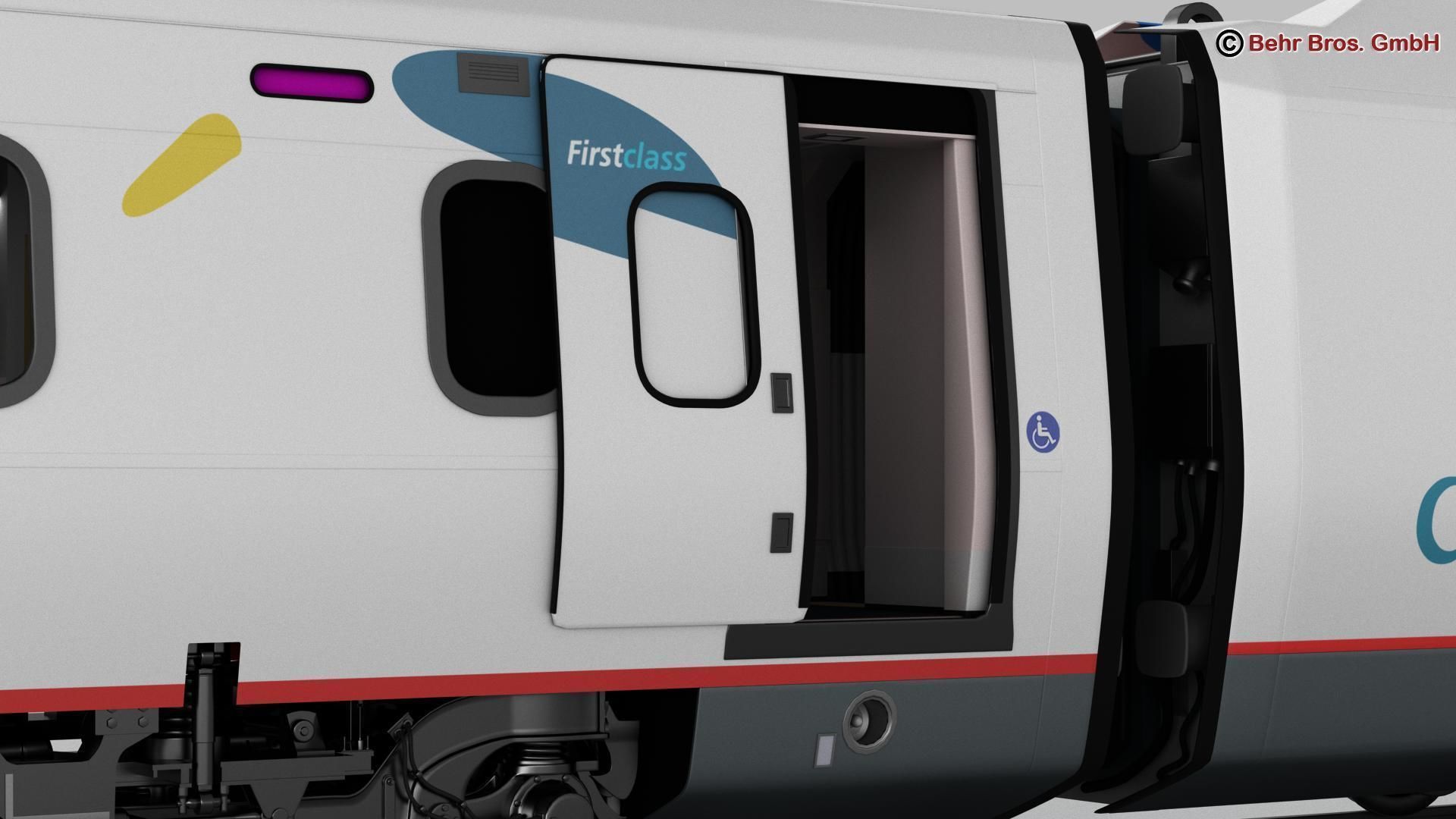 Acela Express 3D model animated rigged | CGTrader