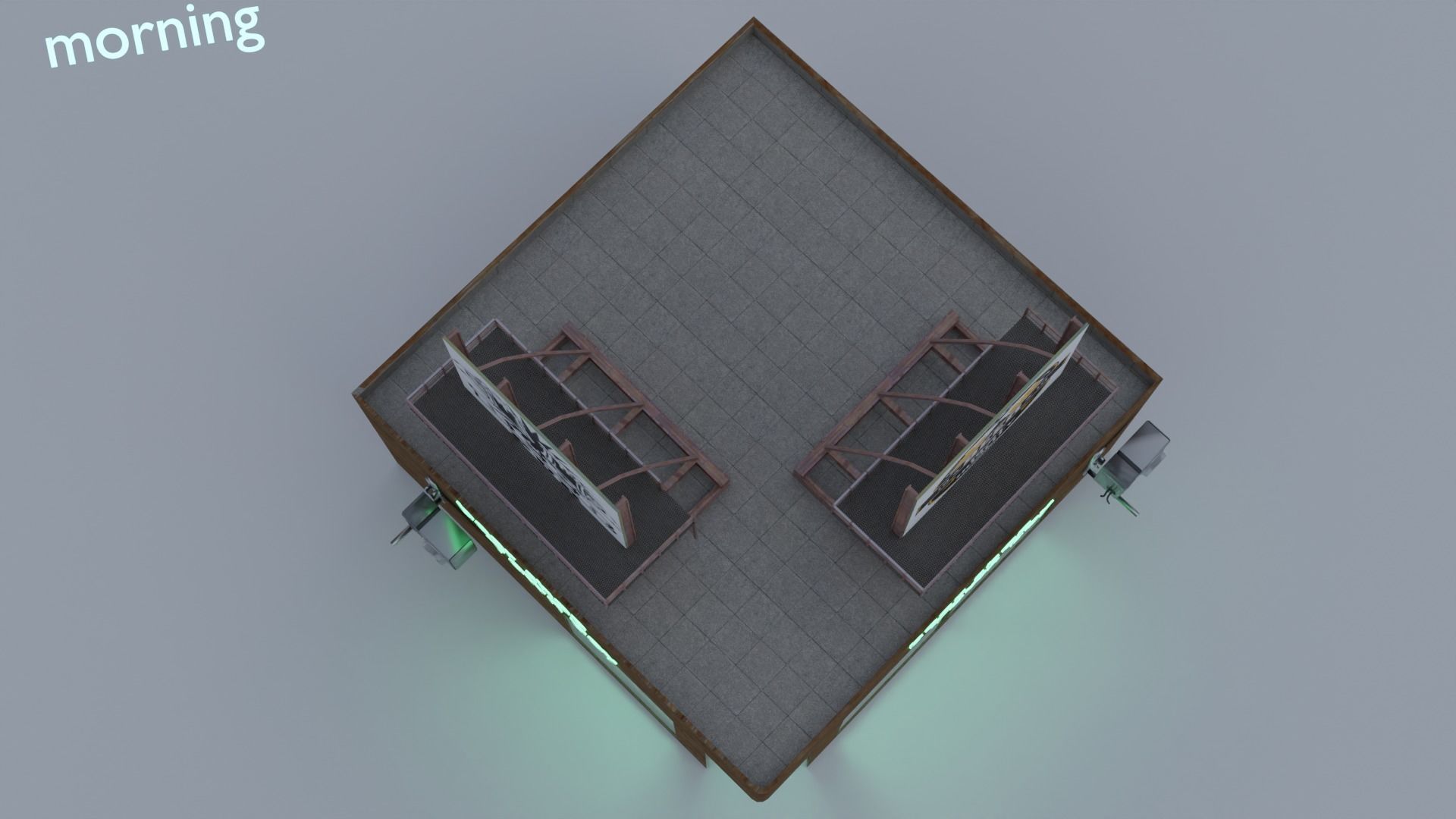 set of building free 3D model animated | CGTrader