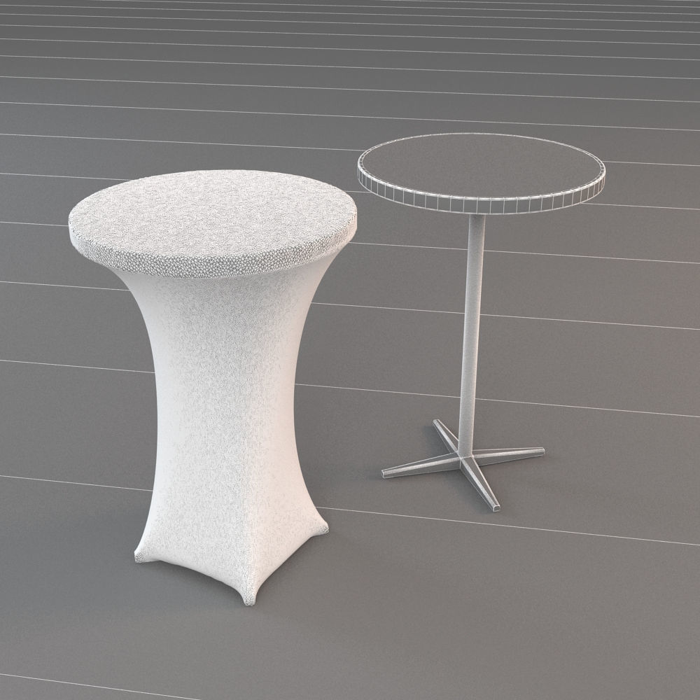 Party Table 3D model | CGTrader