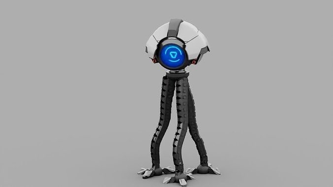 3-leg Robot rigged - animated character 3D model animated rigged | CGTrader