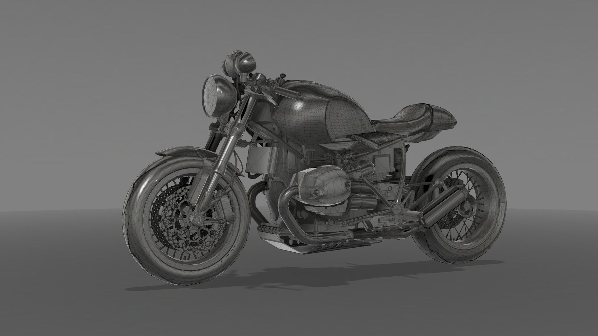 R9T Cafe Racer 3D model | CGTrader
