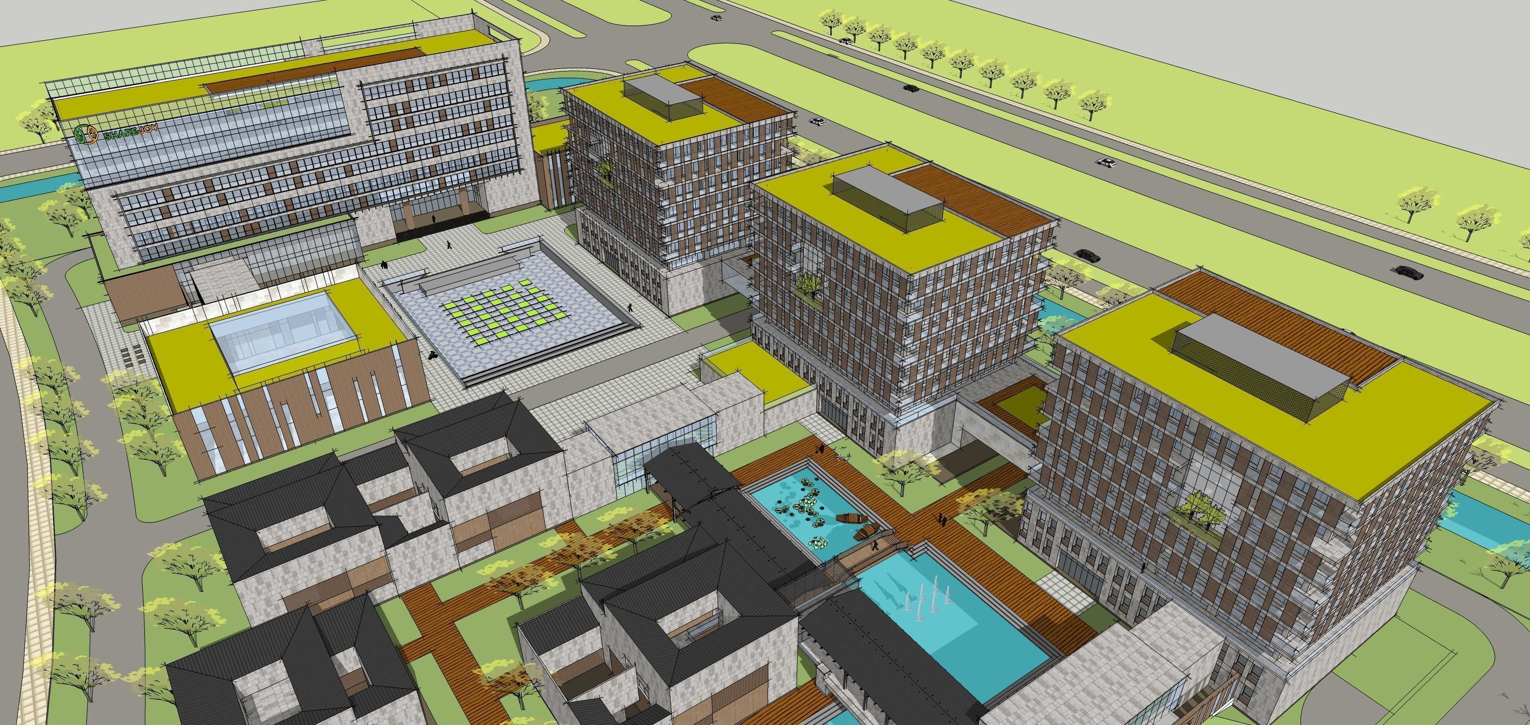 Sketchup Complex N1 3D model | CGTrader