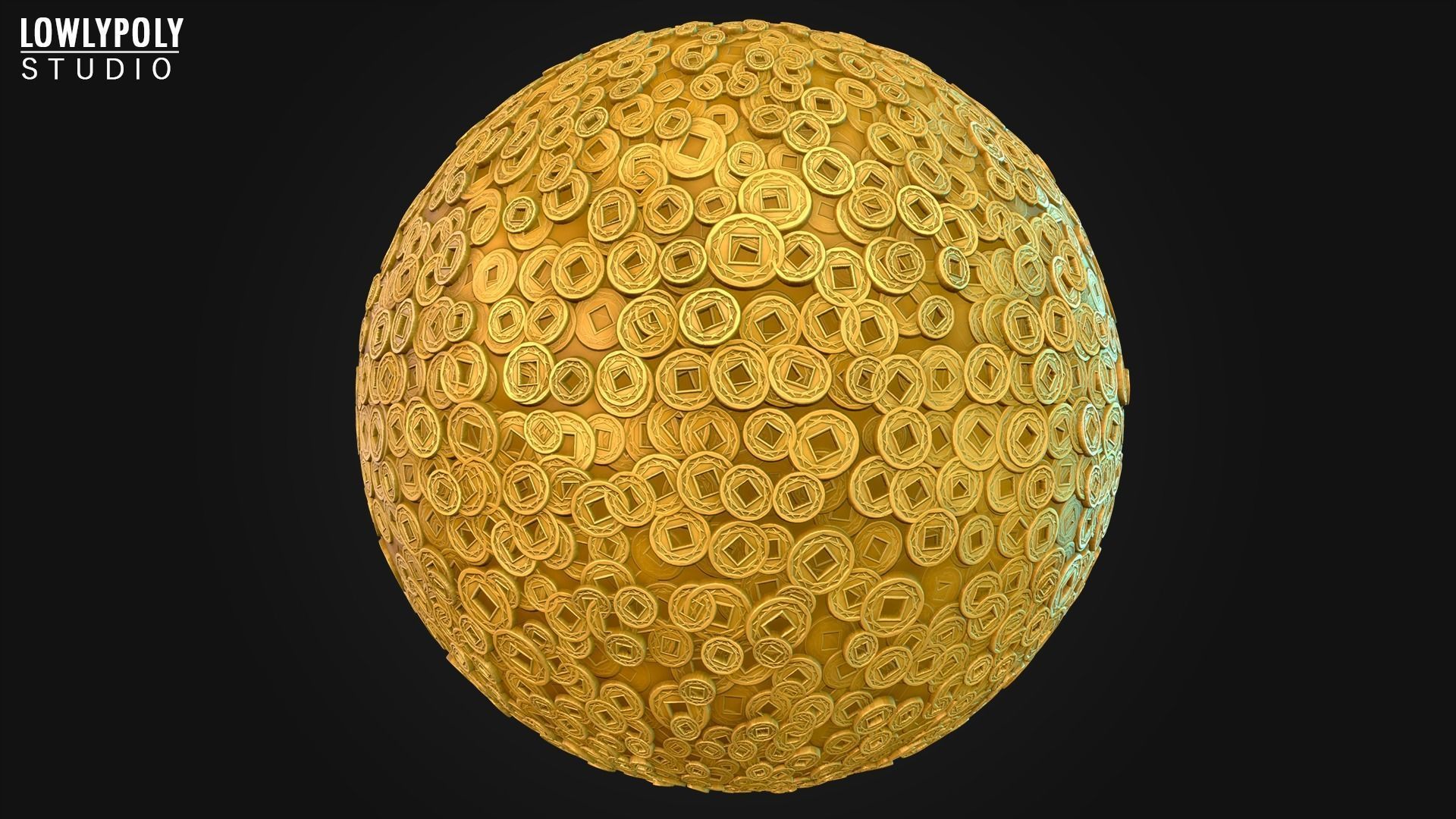 Texture Stylized Coins Vol 150 - Hand Painted Textures VR / AR / low ...